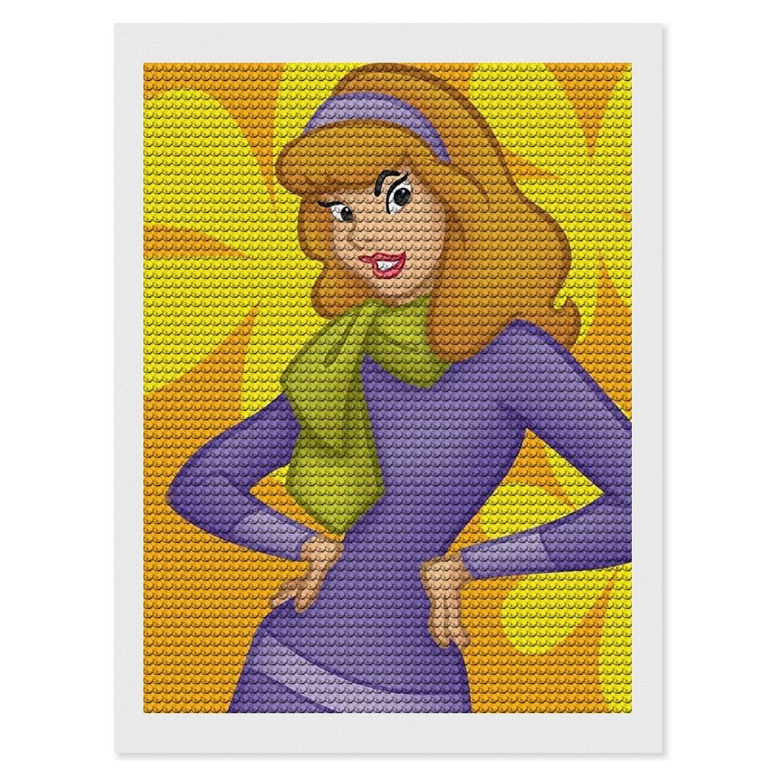 Scooby Doo Daphne Canvas Picture Paintings Prints Wall Hang Diamond ...