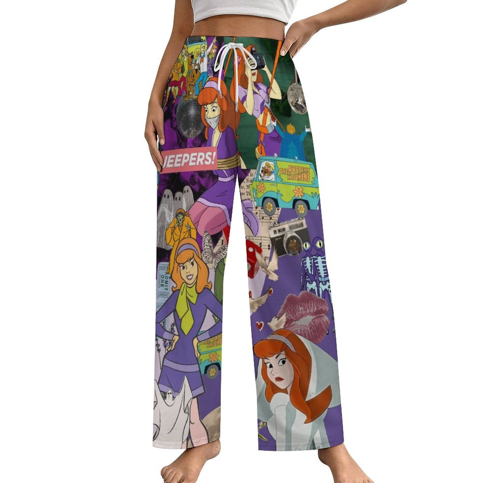 Scooby Doo Daphne Women's Pajama Sleep Pants Home Sleeping Pants ...