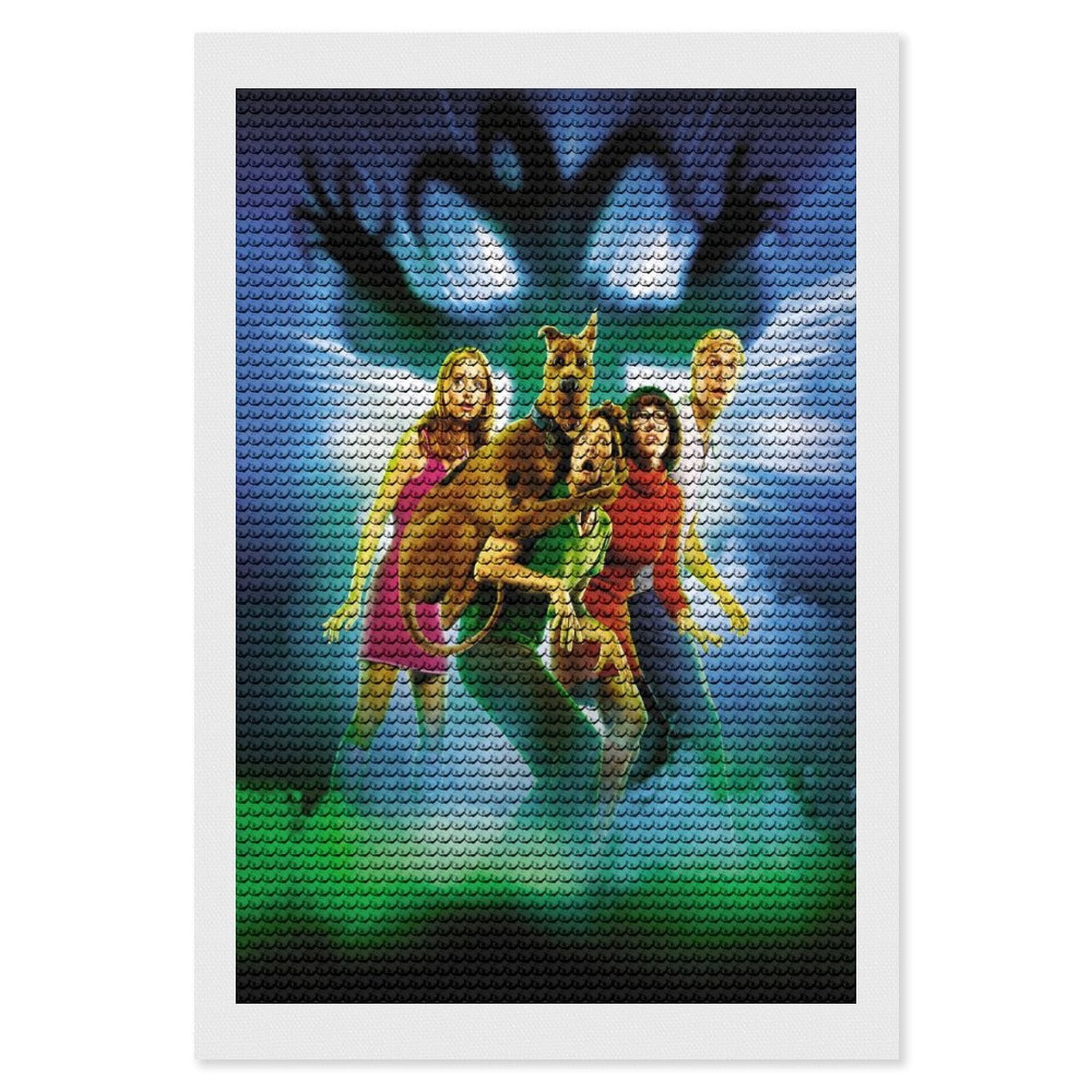 Scooby Doo Diamond Art Kits for Adults Cartoon 5D DIY Diamond Art Kits ...