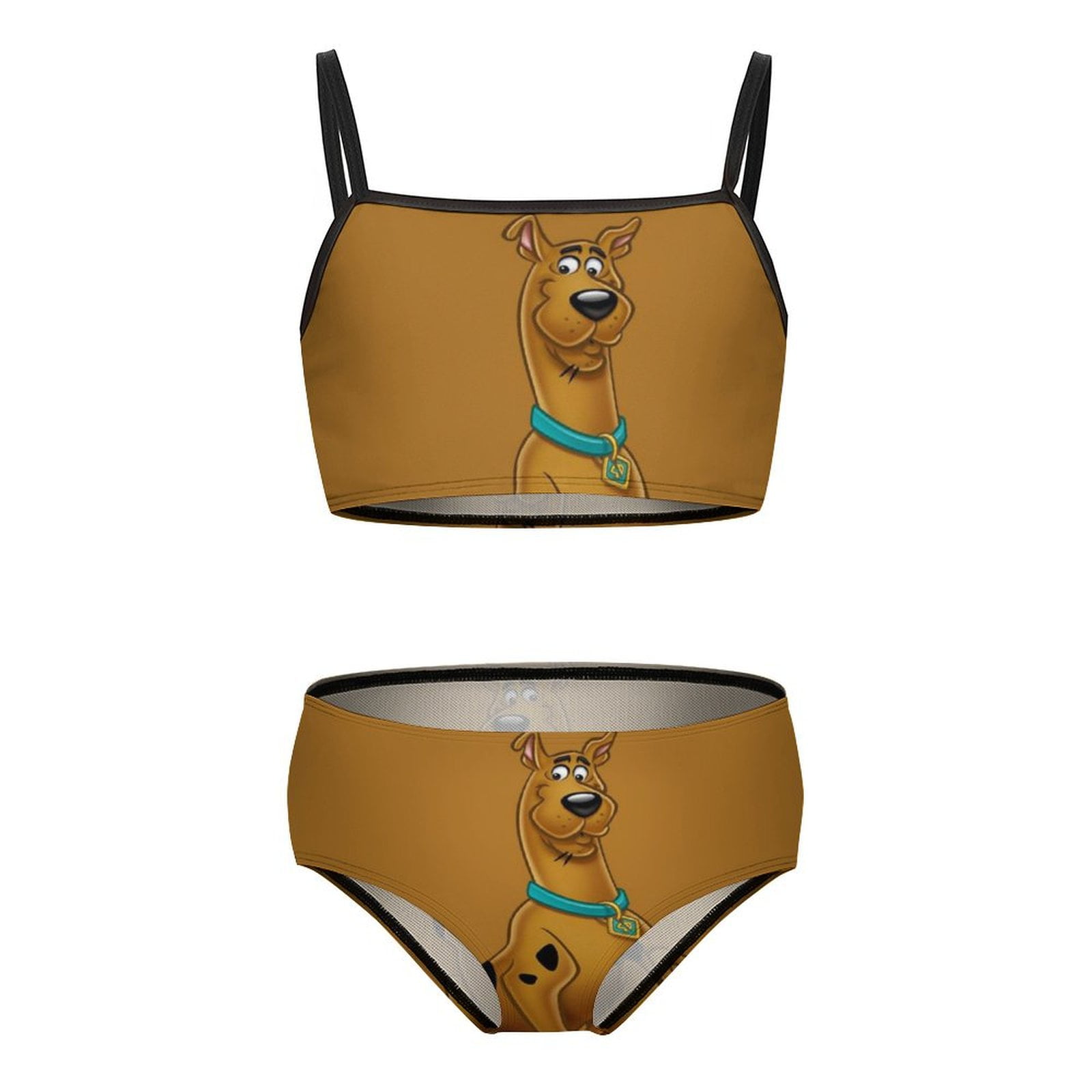 Scooby Doo Dog Children's Swimsuit Girls Swimwear 2 Piece Bikini Sets ...
