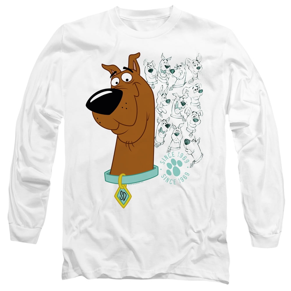 Scooby Doo - Evolution Of Scooby Doo - Long Sleeve Shirt - Small ...