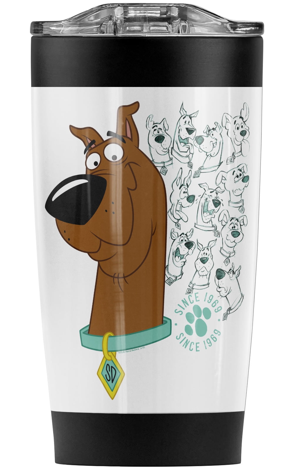 Scooby Doo Evolution Stainless Steel Tumbler 20 oz Coffee Travel Mug ...