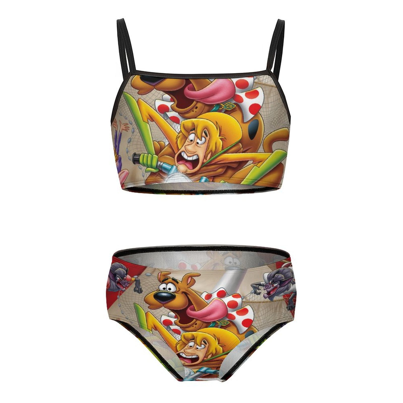 Scooby Doo Film Children's Swimsuit Girls Swimwear 2 Piece Bikini Sets ...