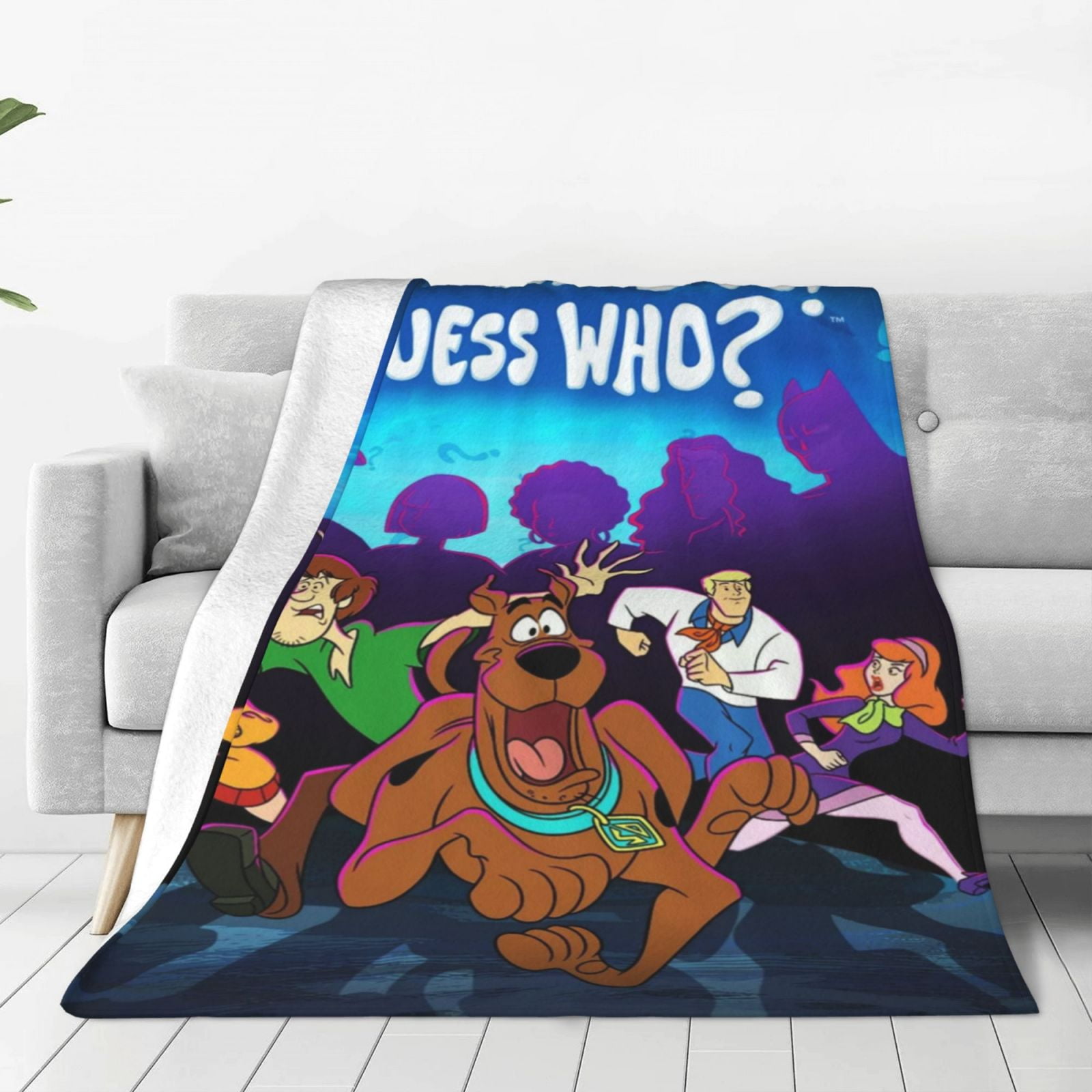 Scooby-Doo Fleece Blanket Soft Cozy Throw Blanket 80"X60", Lightweight ...