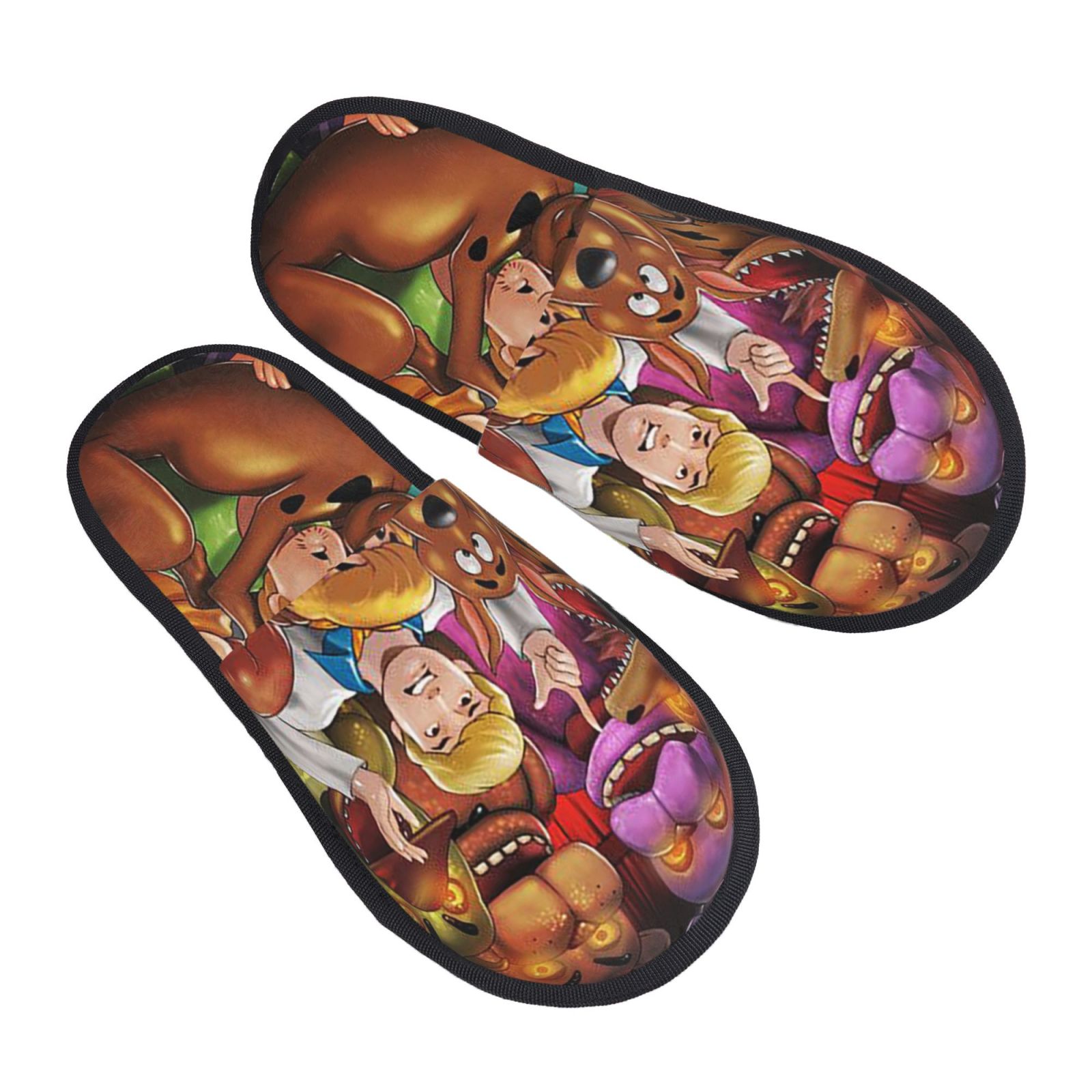 Scooby-Doo Fnaf House Slippers Slip-On Indoor Memory Foam House Shoes ...