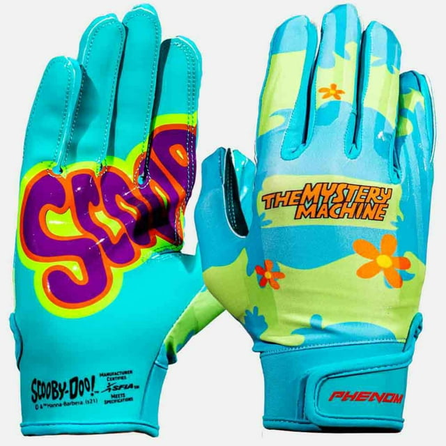 Scooby-Doo Football Gloves - VPS1 by Phenom Elite - Walmart.com