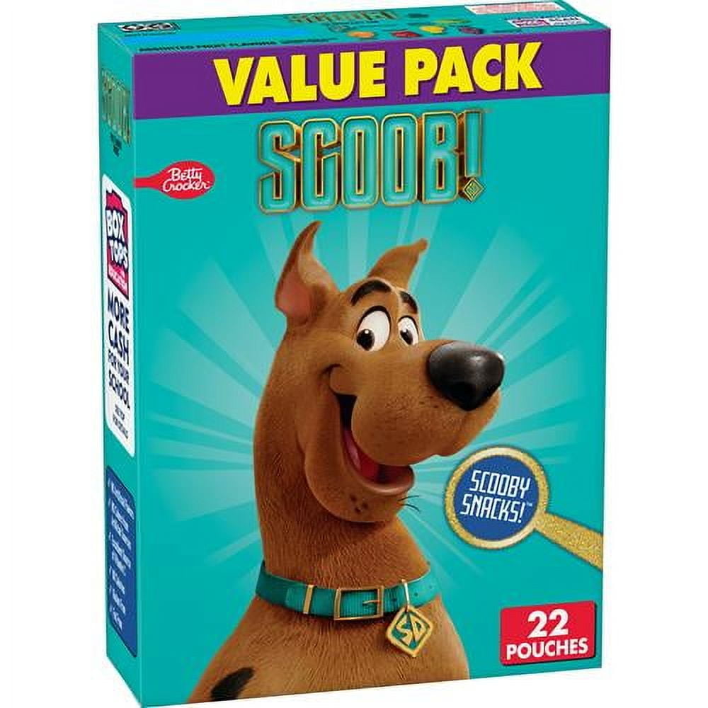 Scooby Doo Fruit Flavored Snacks, Treat Pouches, Gluten Free Snack ...