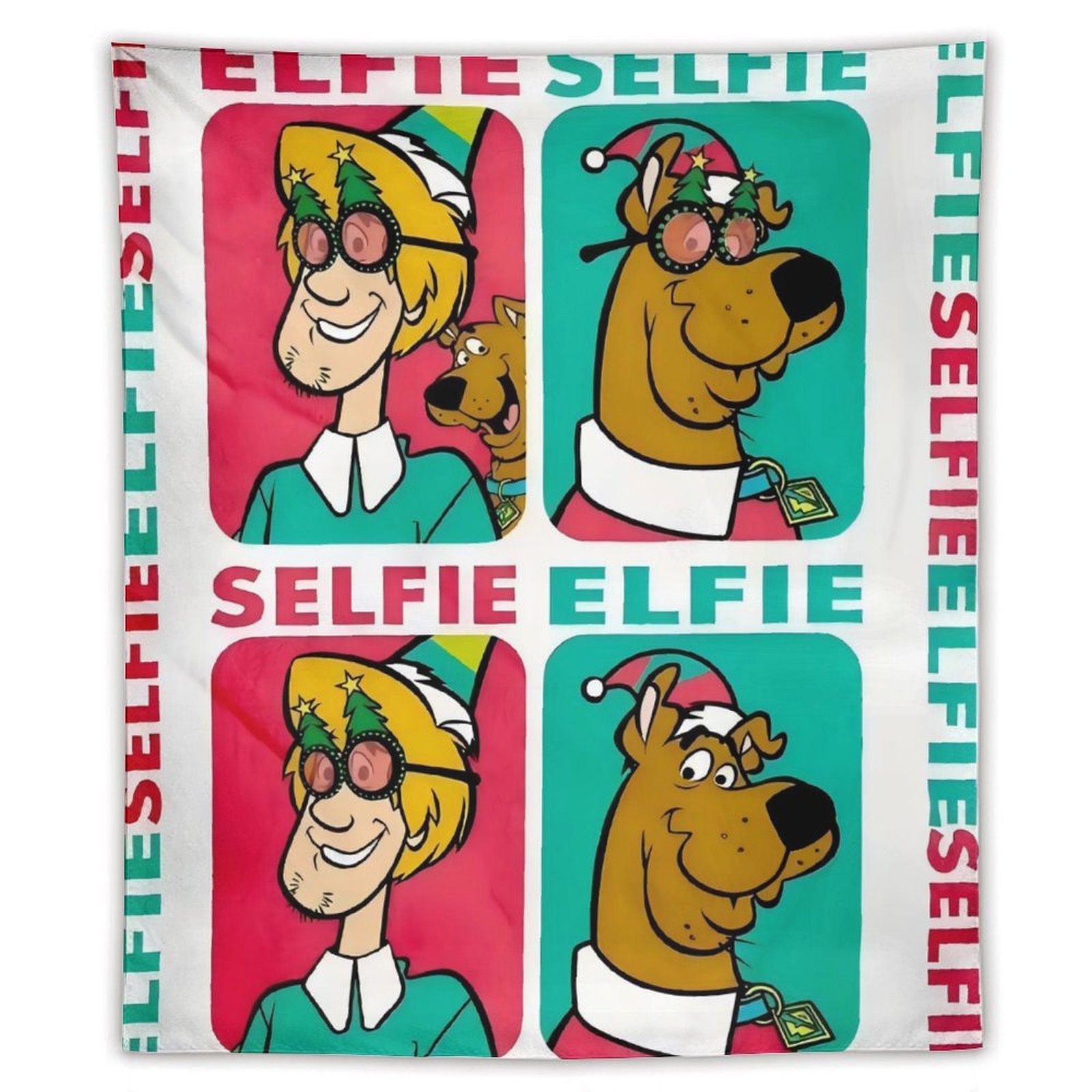 Scooby-Doo Fun Tapestry wall hanging wall art decoration living room ...