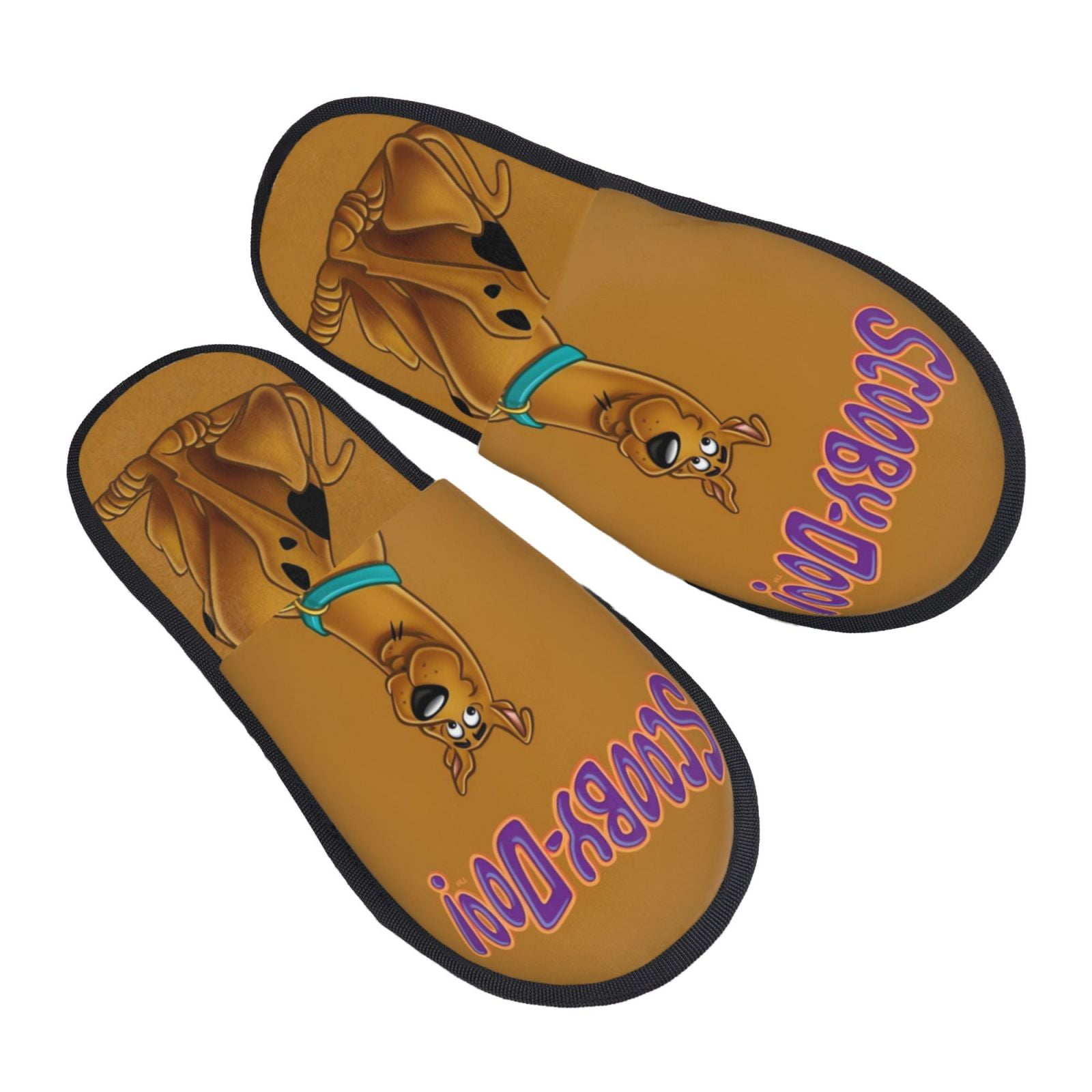 Scooby-Doo Furry Slippers For Men Women Fuzzy House Slippers Winter ...