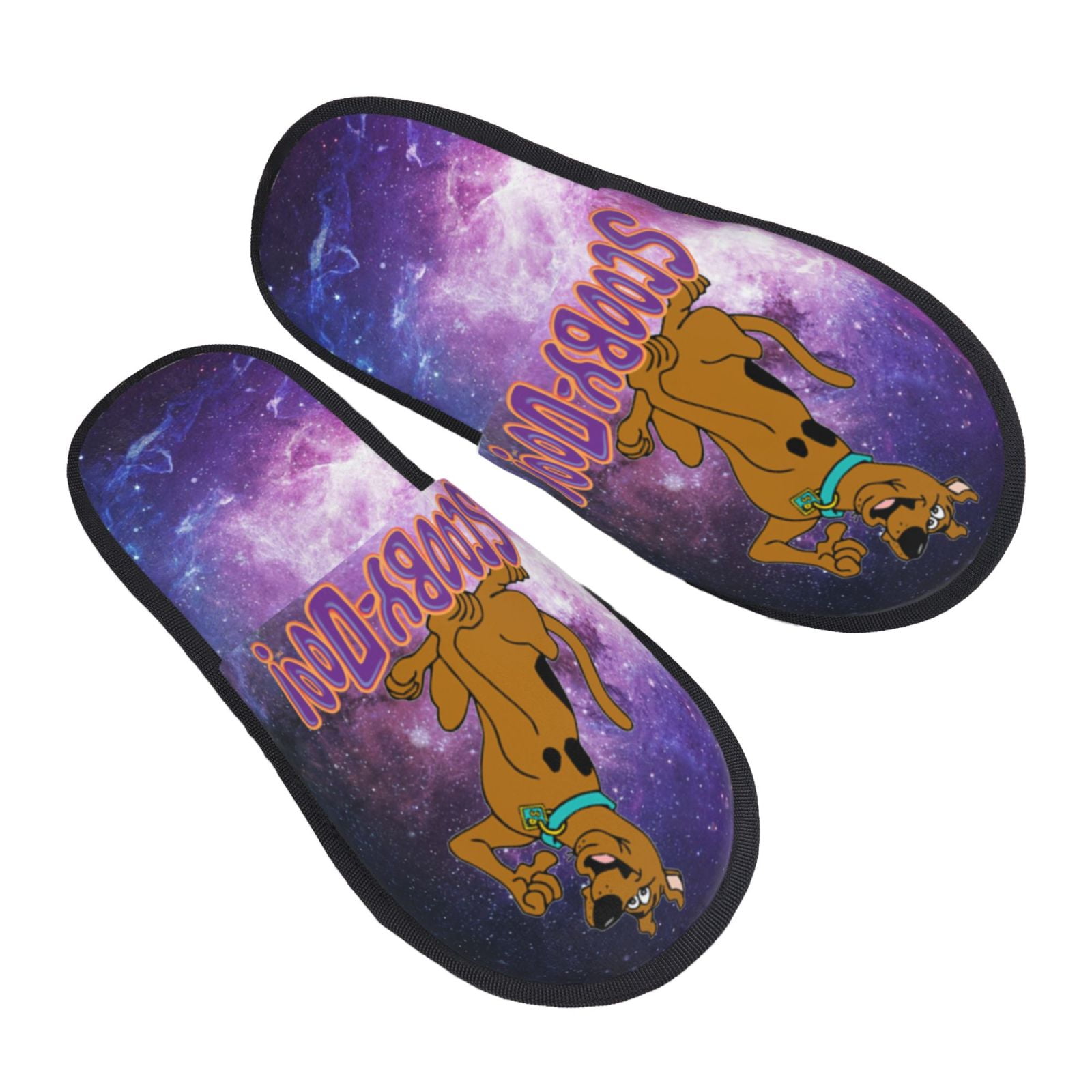 Scooby-Doo Furry Slippers For Men Women Fuzzy House Slippers Winter ...