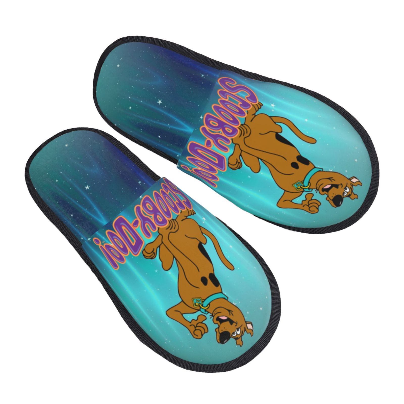 Scooby-Doo Furry Slippers For Men Women Fuzzy House Slippers Winter ...