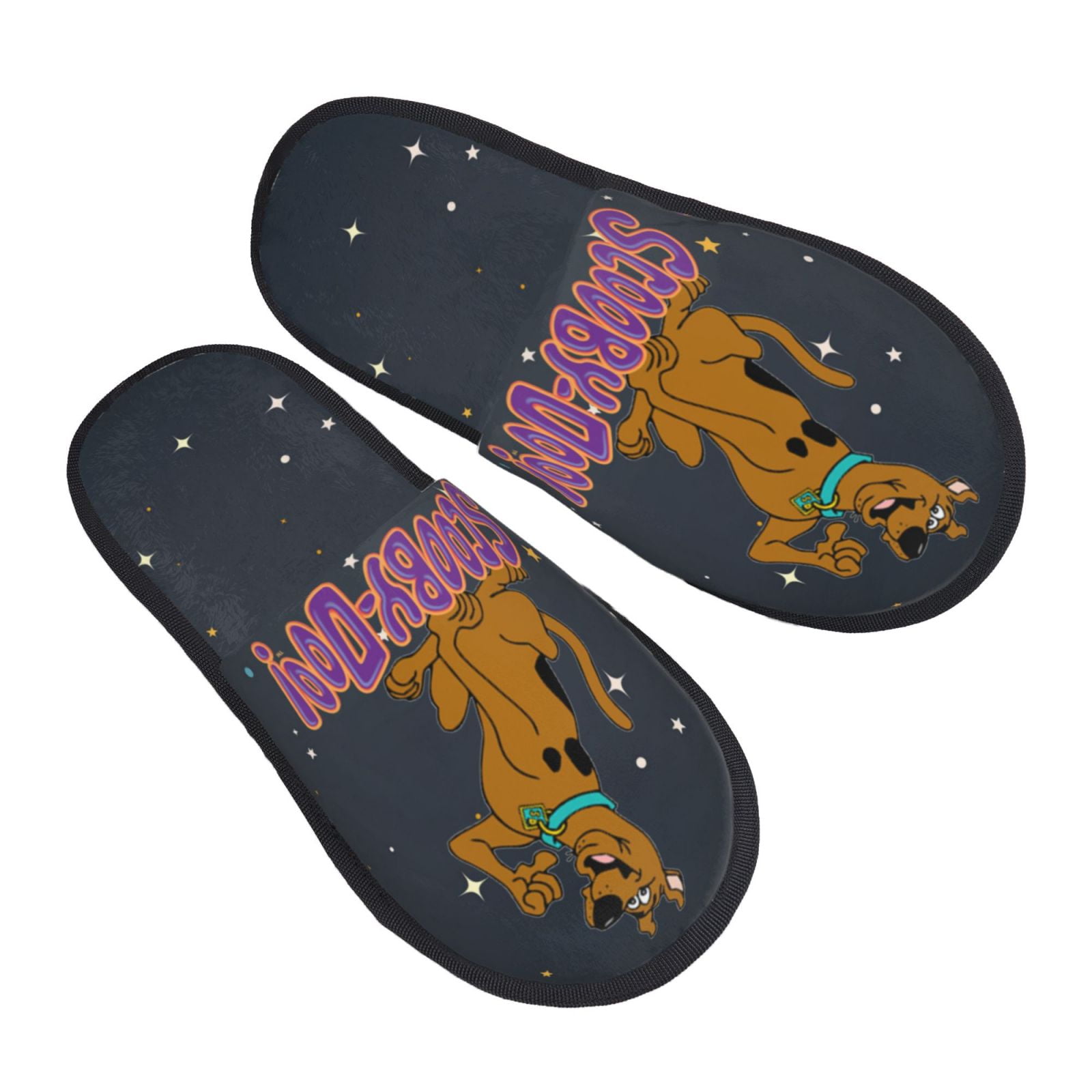 Scooby-Doo Furry Slippers For Men Women Fuzzy House Slippers Winter ...