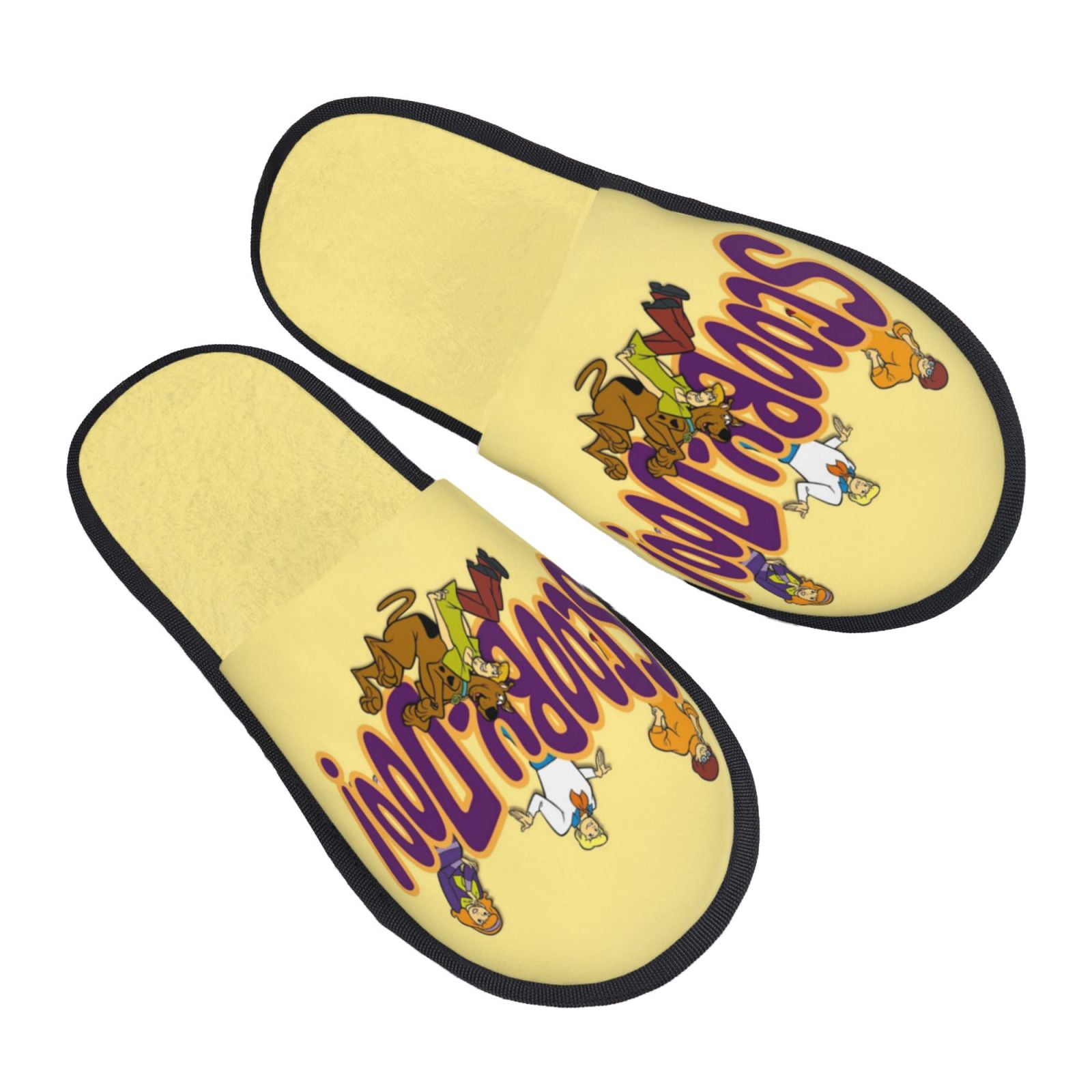Scooby-Doo Furry Slippers For Men Women Fuzzy House Slippers Winter ...