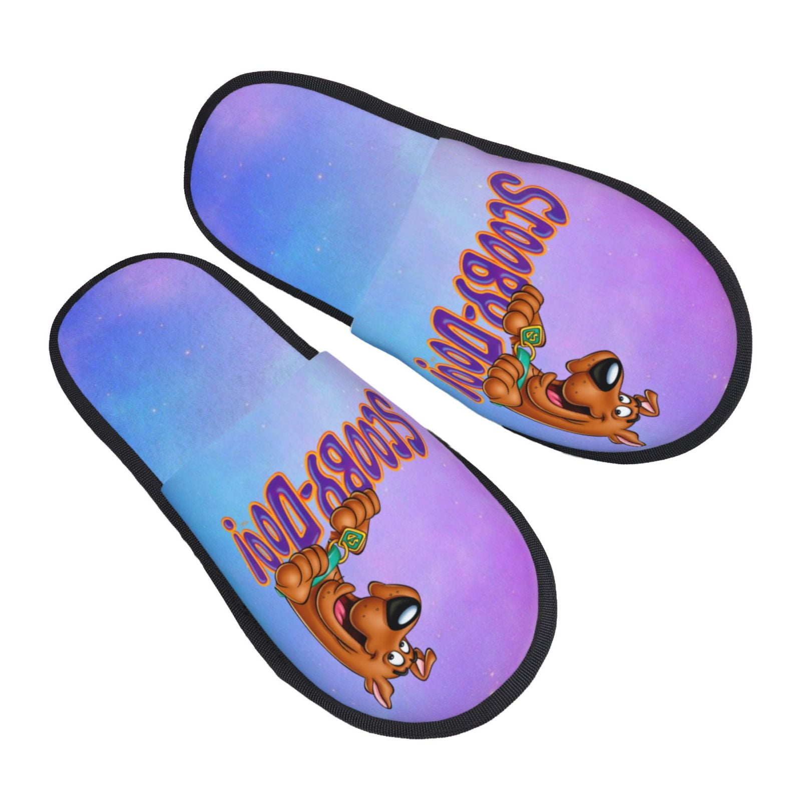 Scooby-Doo Furry Slippers For Men Women Fuzzy House Slippers Winter ...