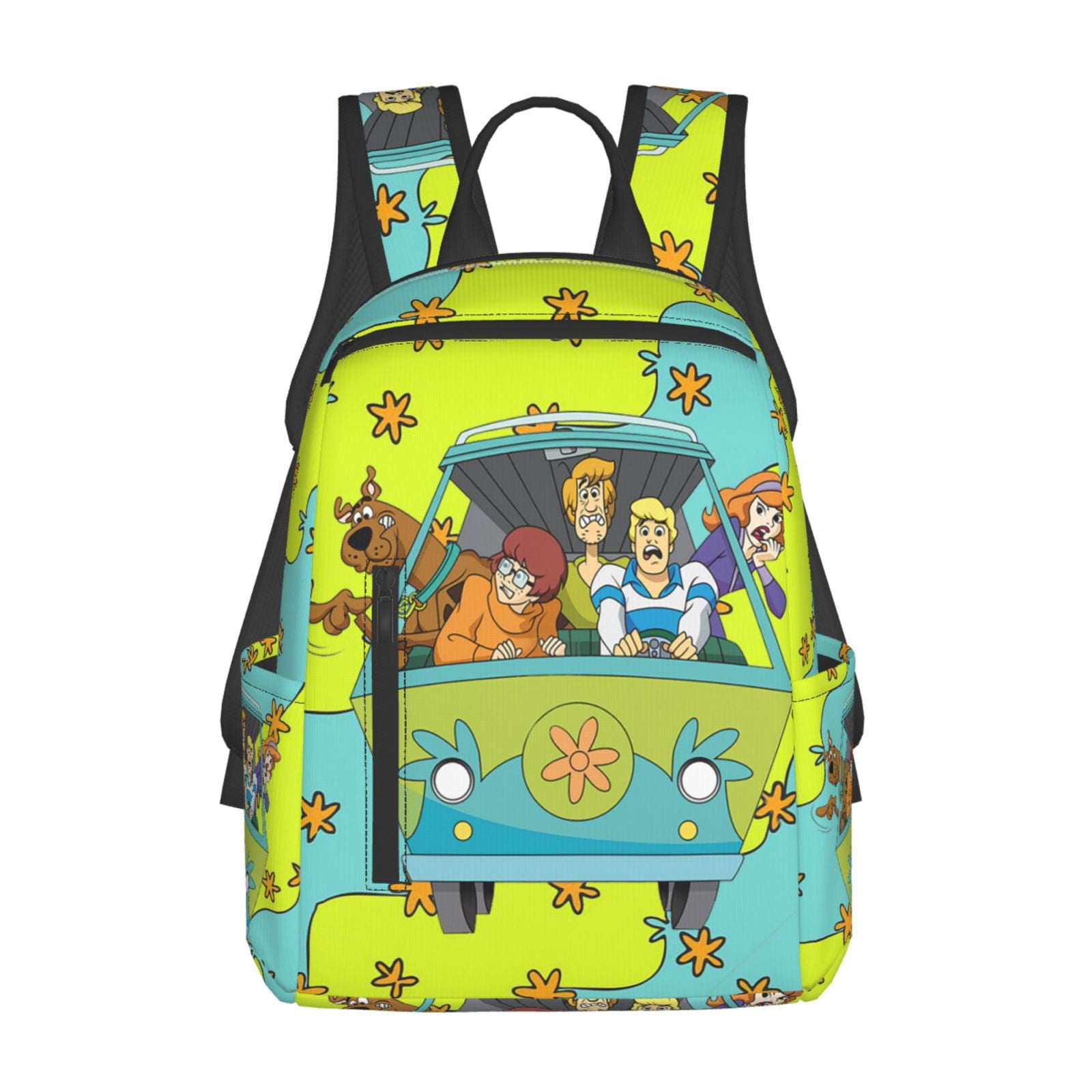 Scooby-Doo Gang In Mystery Machine Backpacks Large Capacity Travel ...