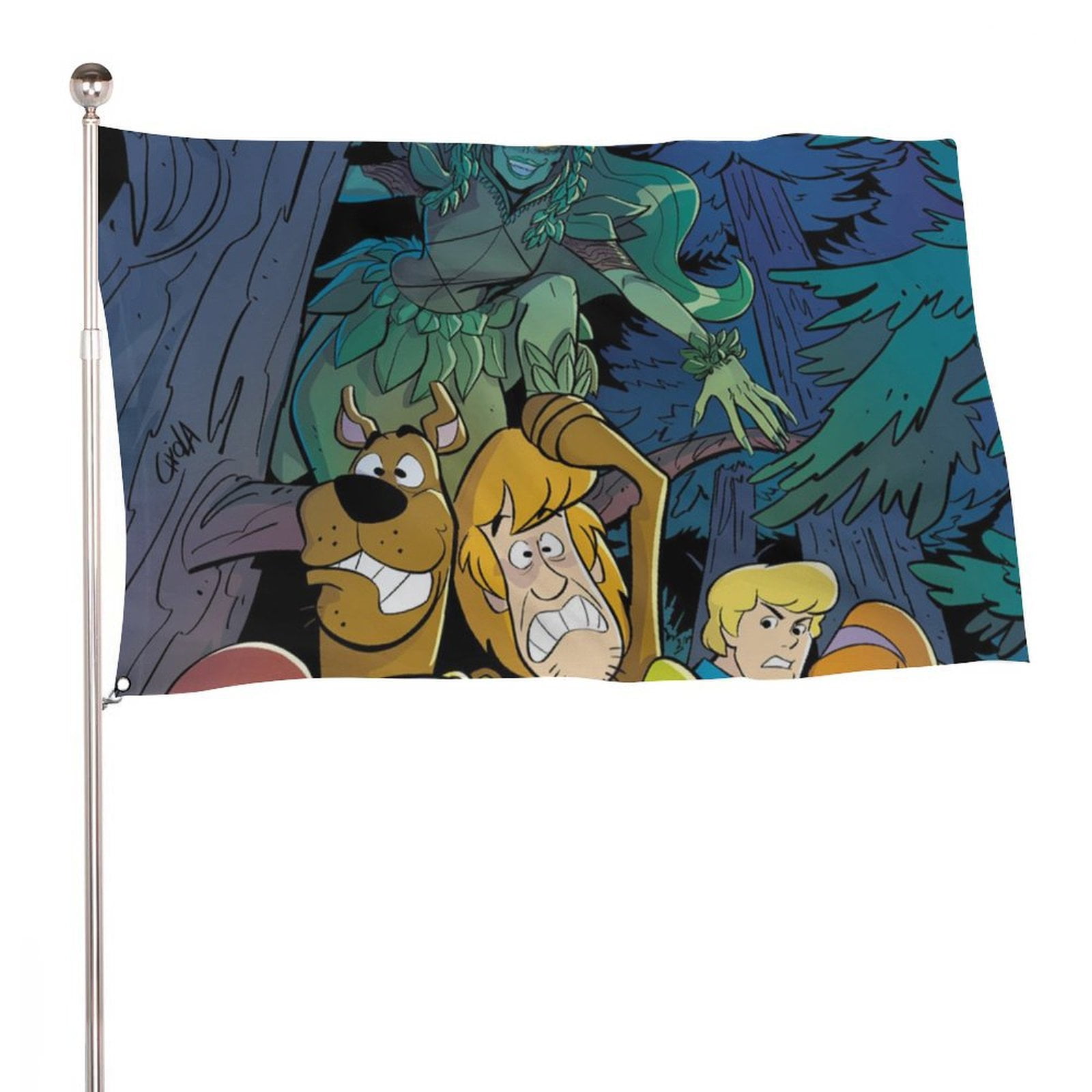 Scooby-Doo Garden Banner - Double-Sided House Outdoor Flag for Yard And ...