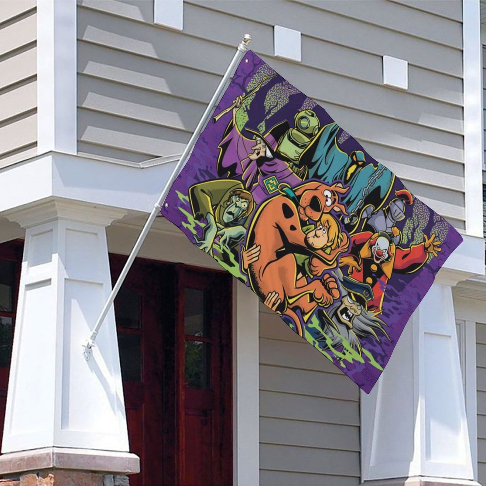 Scooby-Doo Garden Banner - Double-Sided House Outdoor Flag for Yard And ...
