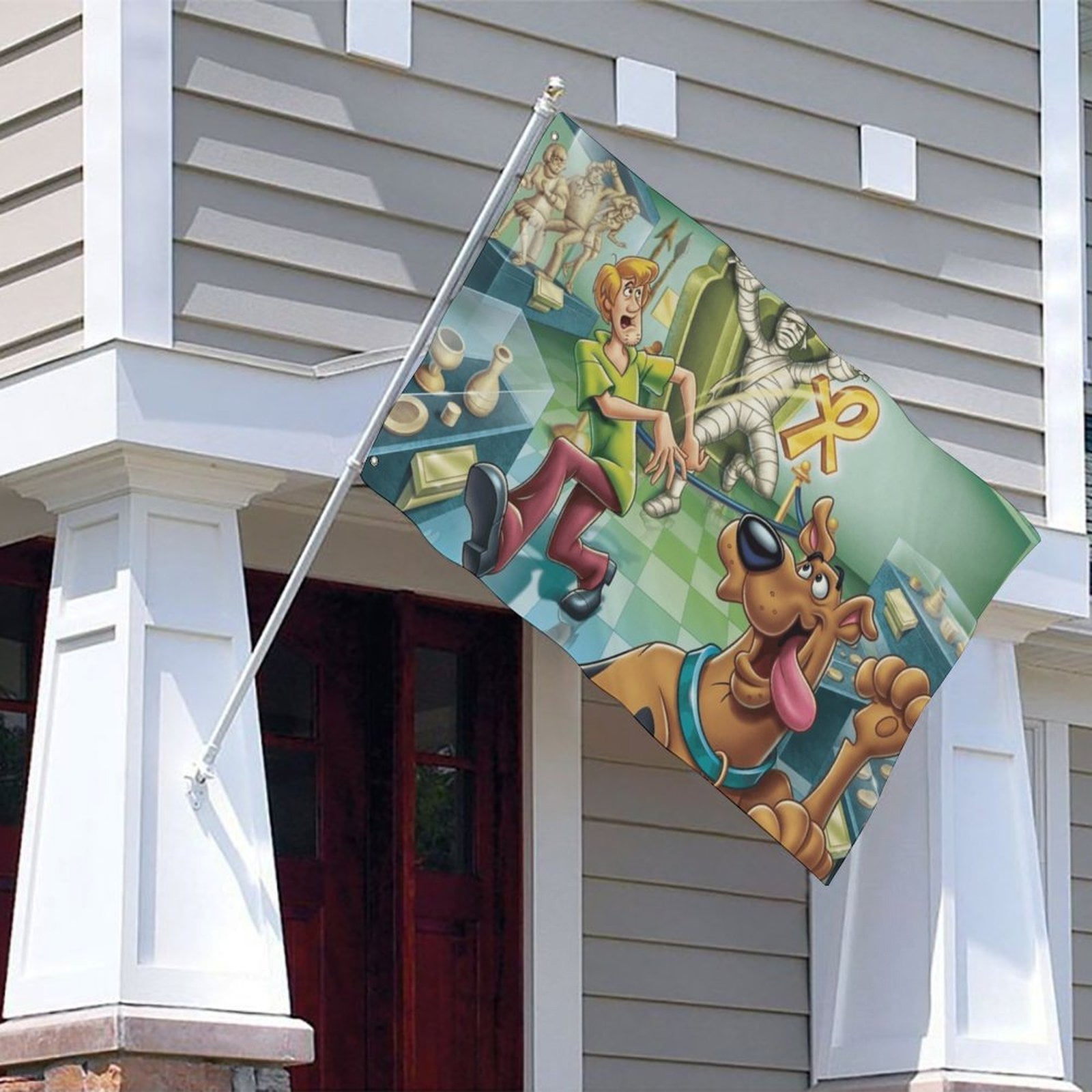 Scooby-Doo Garden Banner - Double-Sided House Outdoor Flag for Yard And ...