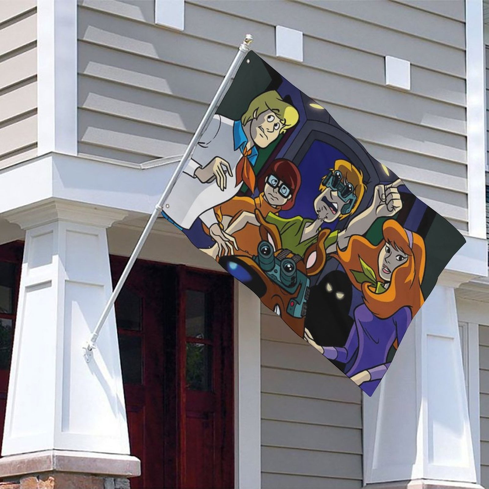 Scooby-Doo Garden Banner - Double-Sided House Outdoor Flag for Yard And ...