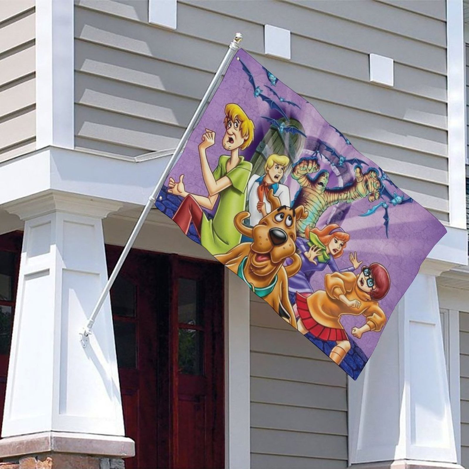 Scooby-Doo Garden Banner - Double-Sided House Outdoor Flag for Yard And ...