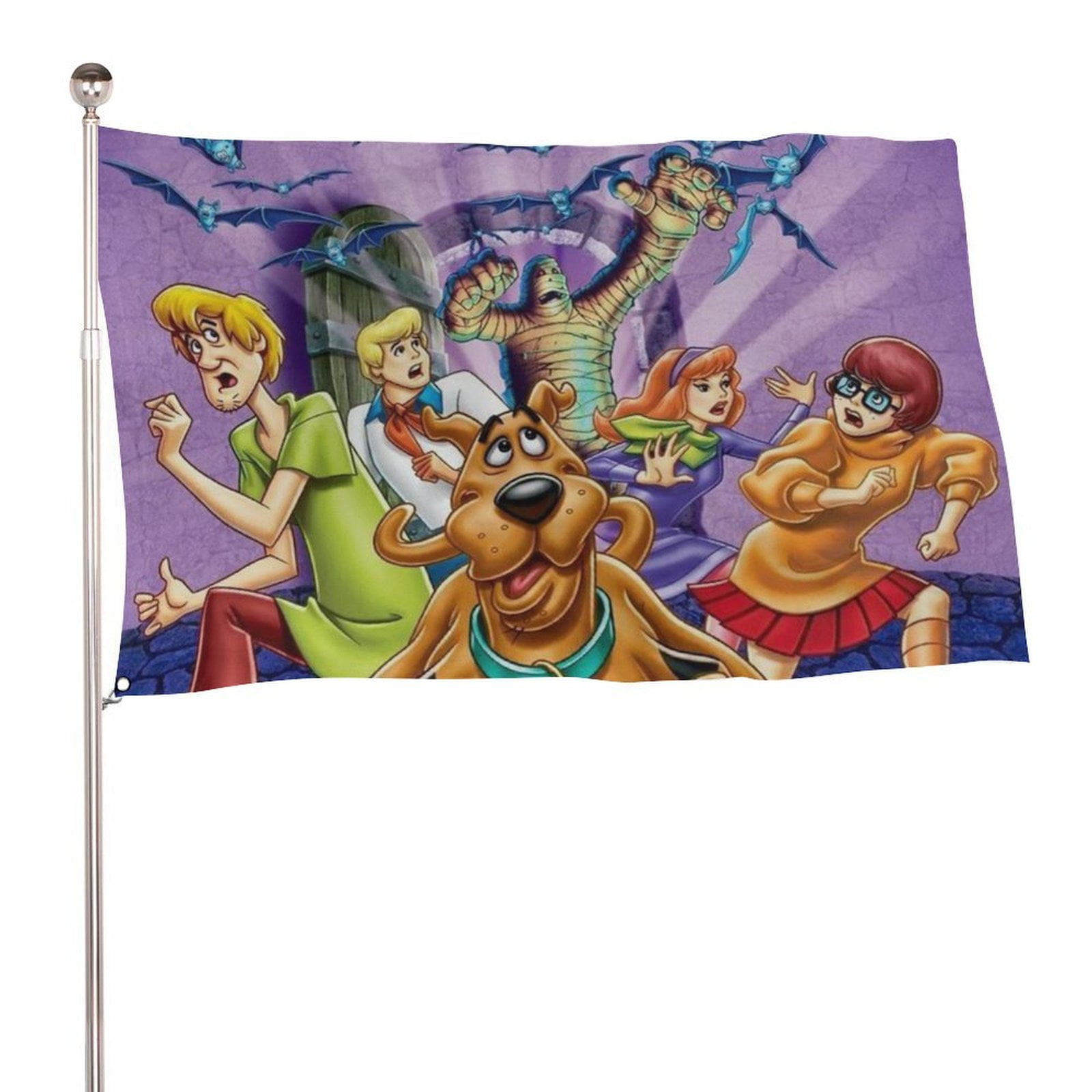 Scooby-Doo Garden Banner - Double-Sided House Outdoor Flag for Yard And ...