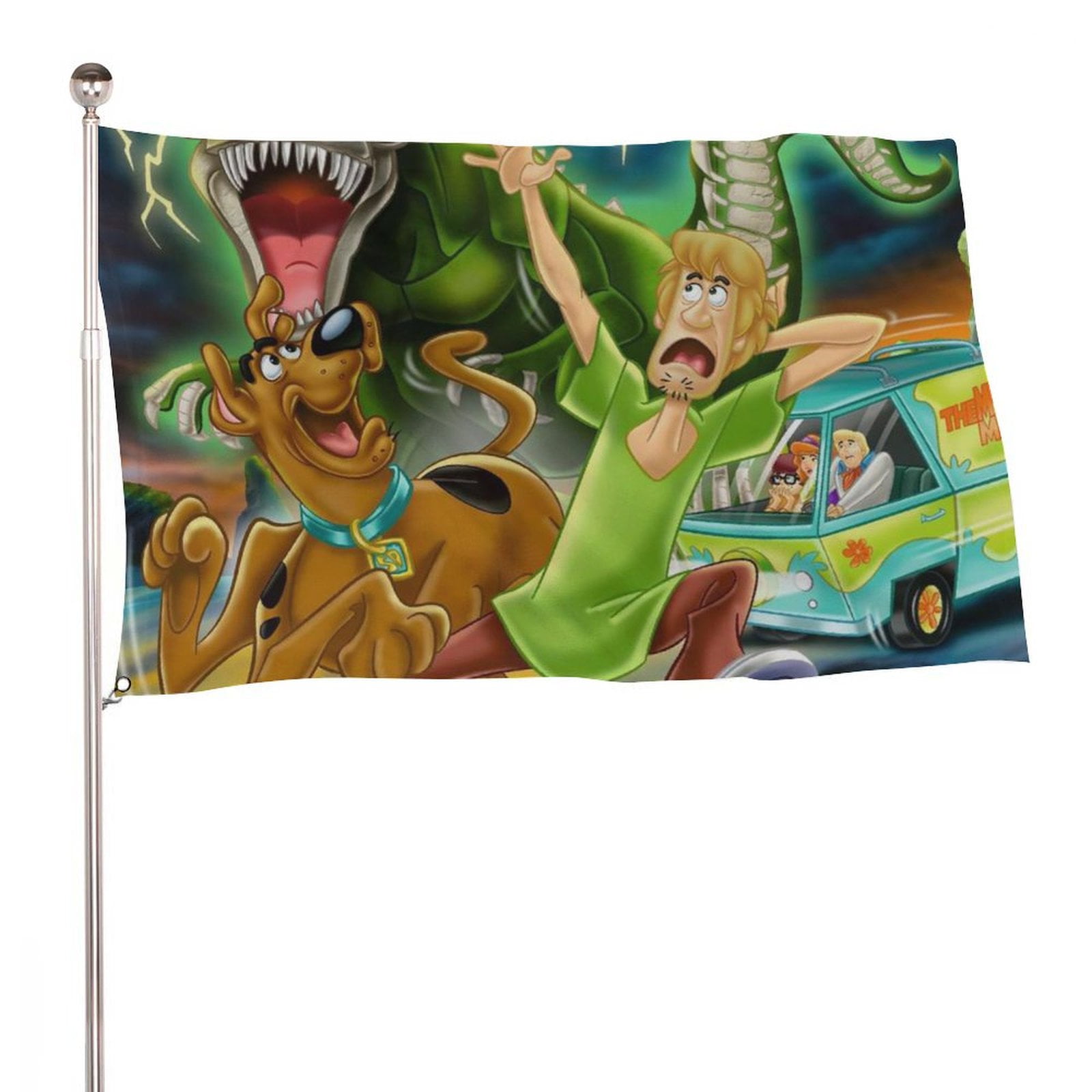 Scooby-Doo Garden Banner - Double-Sided House Outdoor Flag for Yard And ...