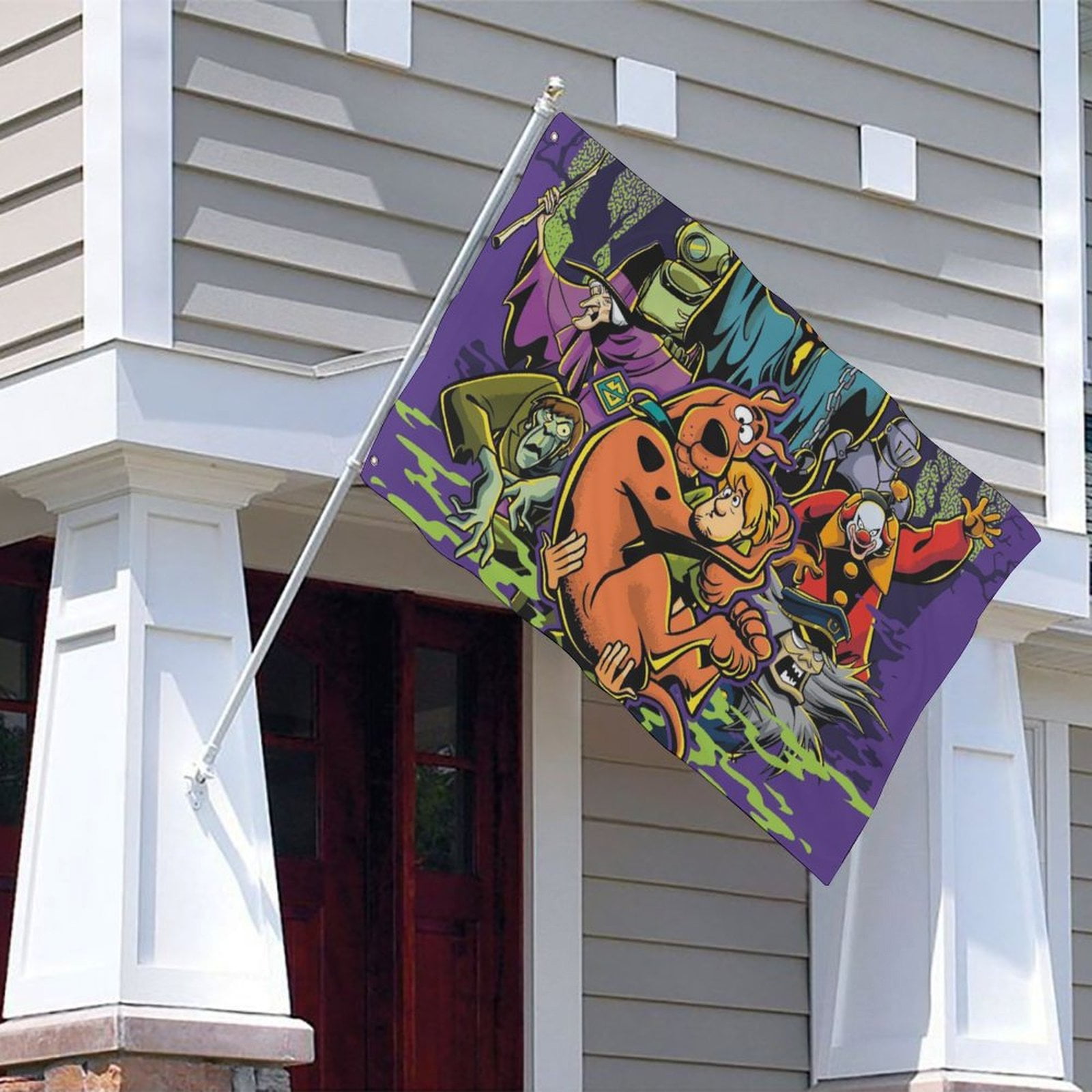 Scooby-Doo Garden Banner - Double-Sided House Outdoor Flag for Yard And ...