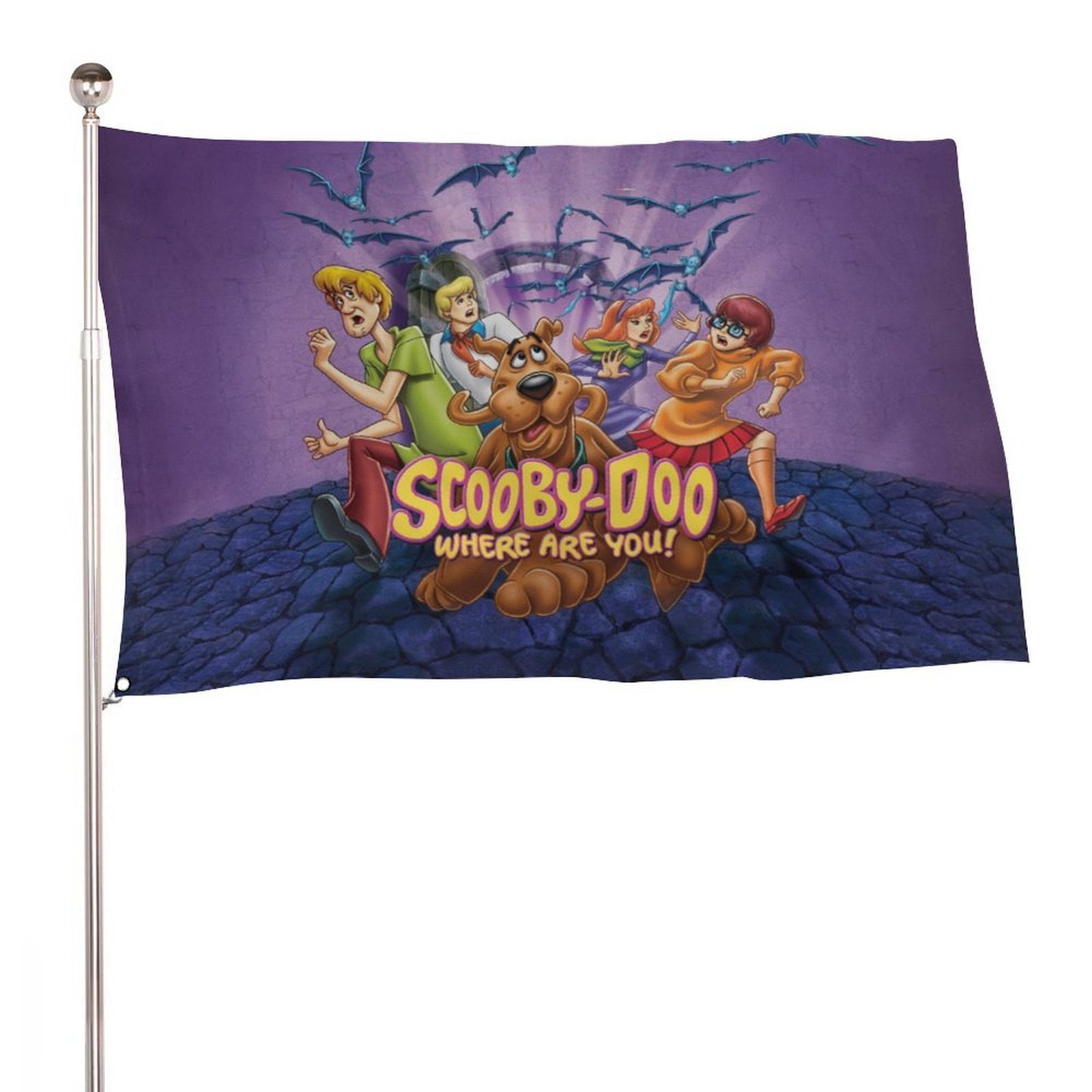 Scooby-Doo Garden Banner - Double-Sided House Outdoor Flag for Yard And ...
