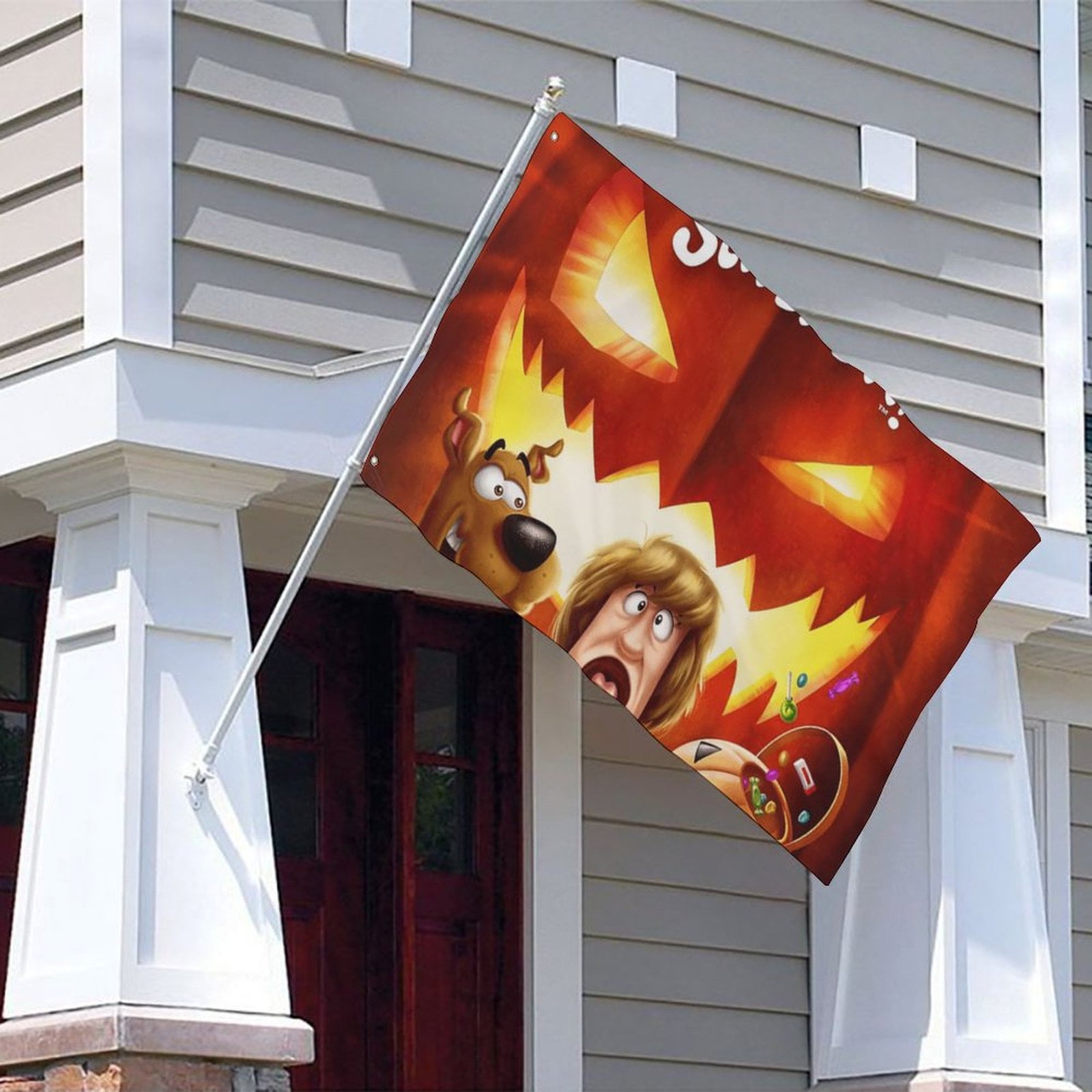 Scooby-Doo Garden Banner - Double-Sided House Outdoor Flag for Yard And ...