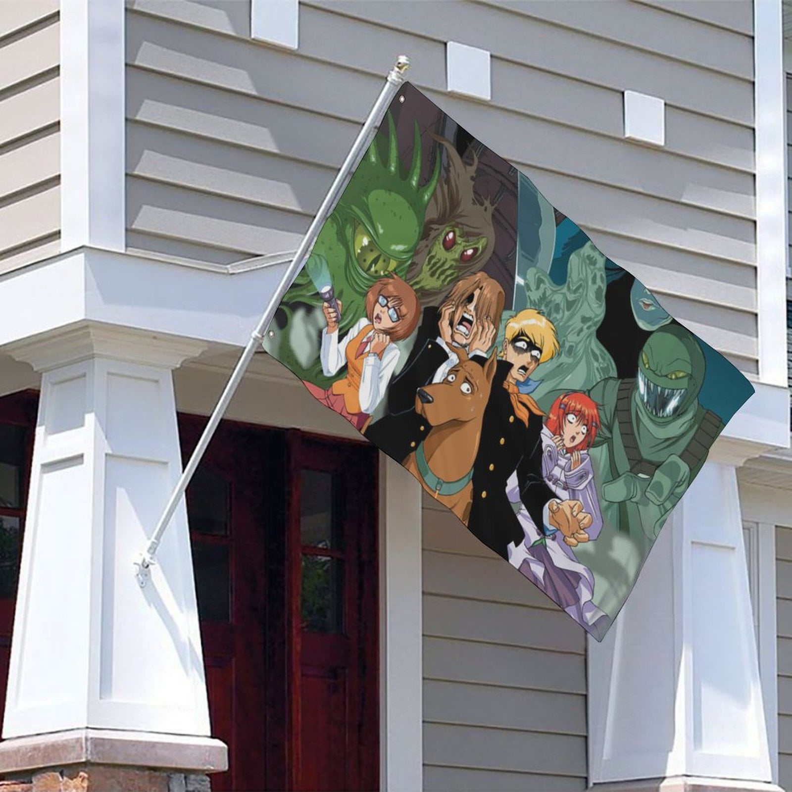 Scooby-Doo Garden Banner - Double-Sided House Outdoor Flag for Yard And ...