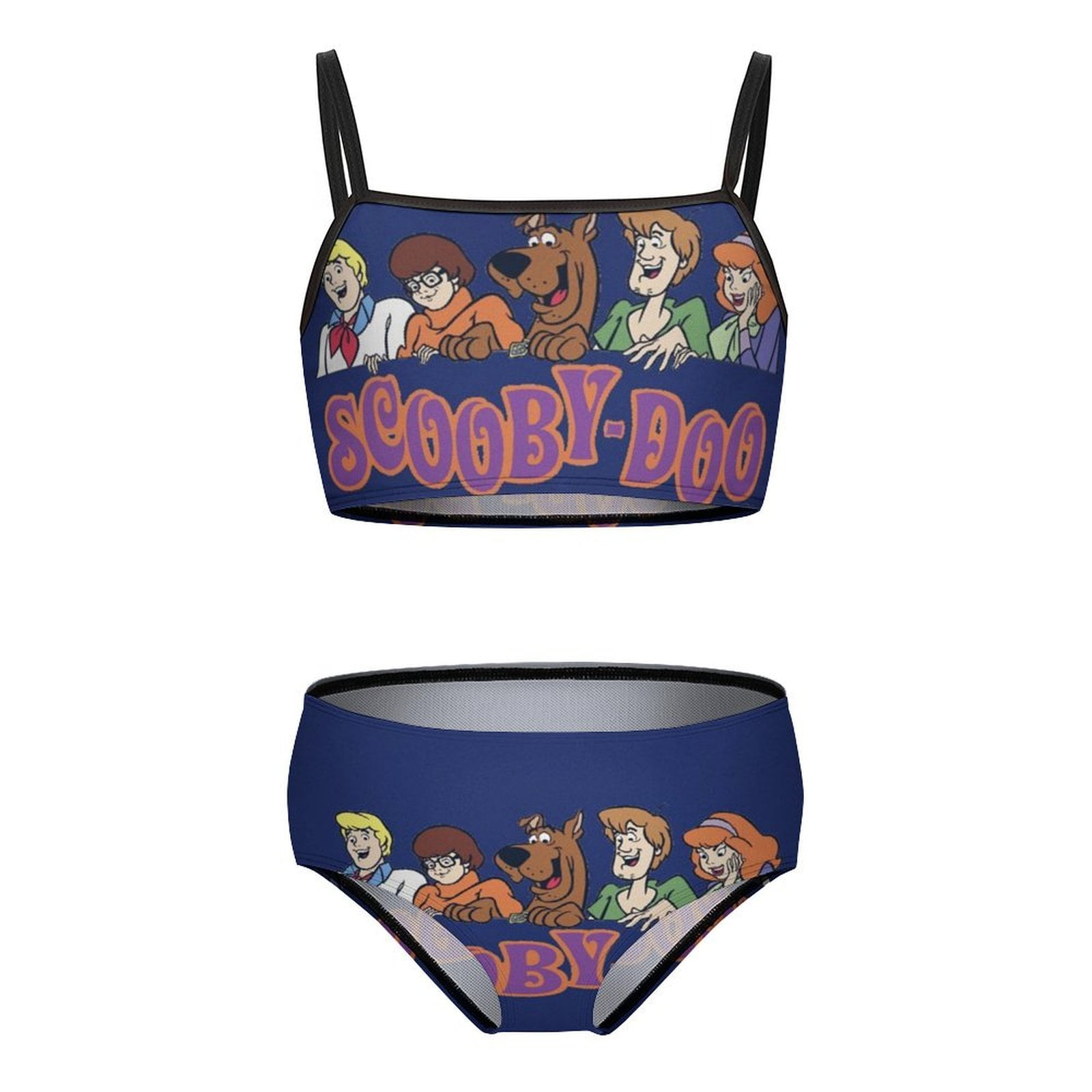 Scooby Doo Girls Bikini Swimsuits Two-piece Beach Bathing Suit Swimwear 6-7Y(110cm) - Walmart.com