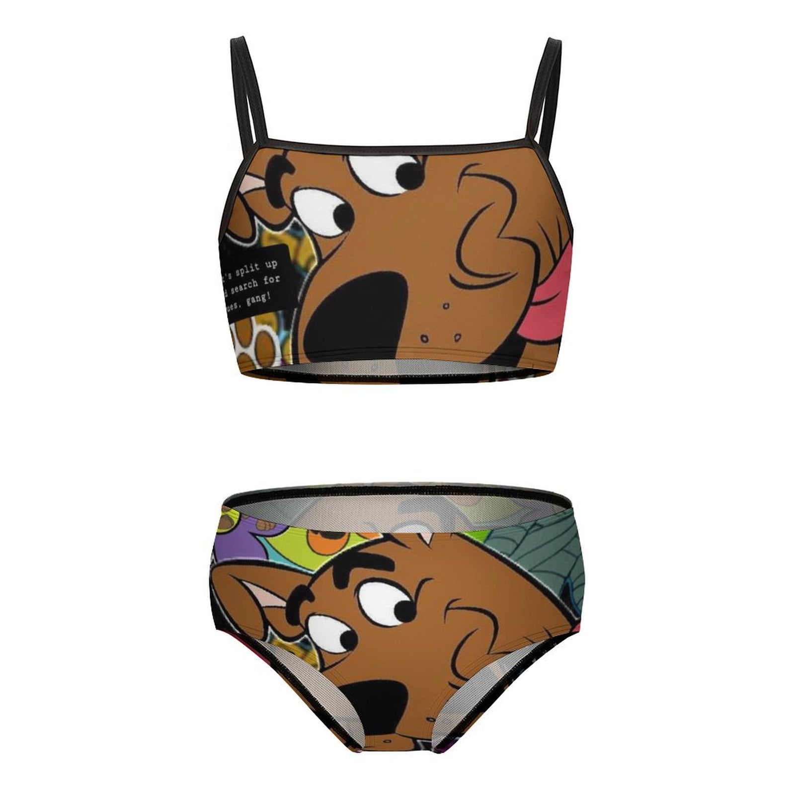 Scooby Doo Girls Bikini Swimsuits Two-piece Beach Bathing Suit Swimwear 6-7Y(110cm) - Walmart.com