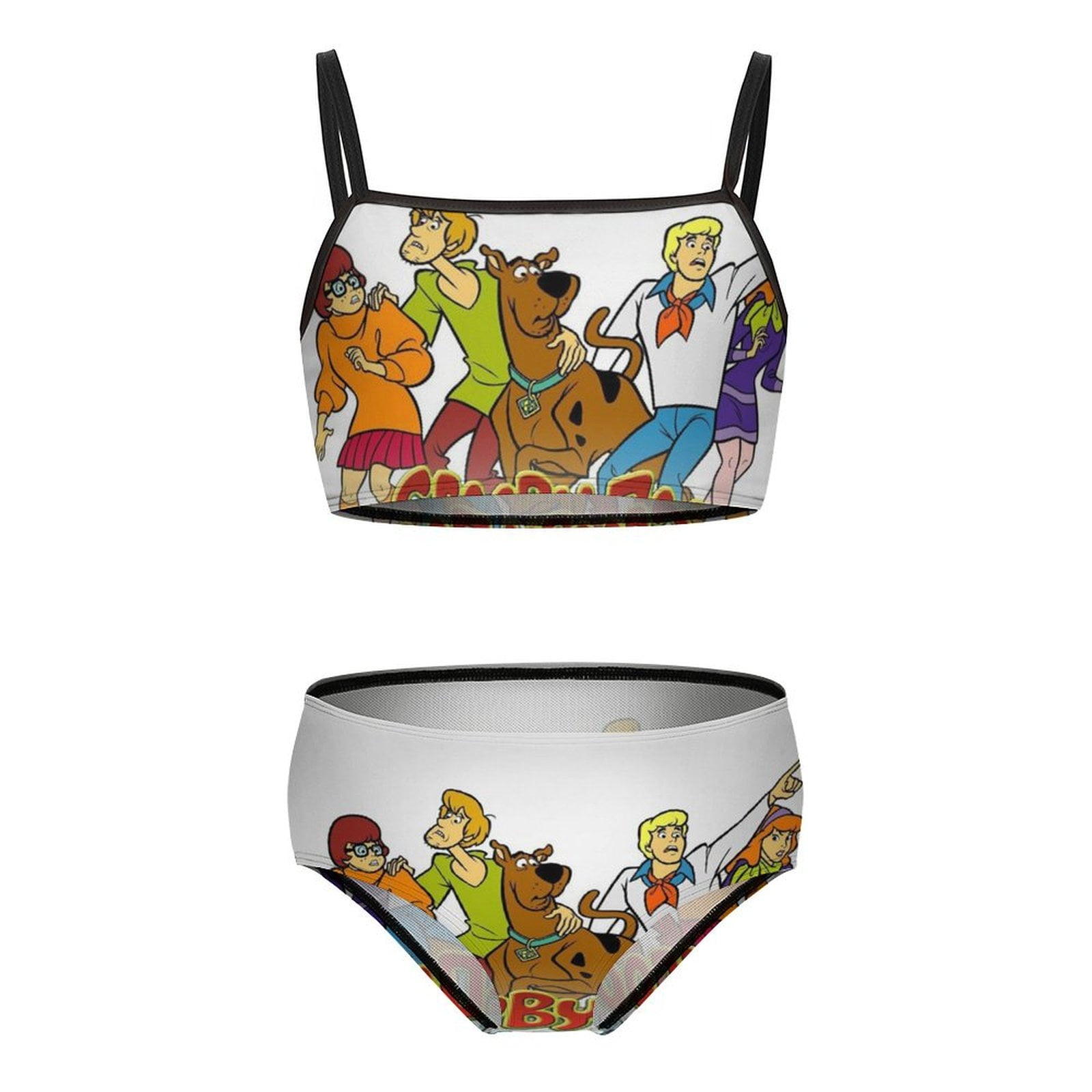 Scooby Doo Girls Bikini Swimsuits Two-piece Beach Bathing Suit Swimwear 6-7Y(110cm) - Walmart.com