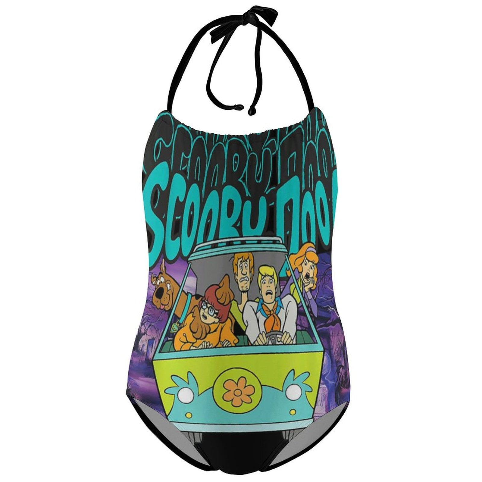 Scooby Doo Girls One Piece Swimsuits Quick Dry Bathing Suit Swimwear Swimming Suit 6 7y(110cm