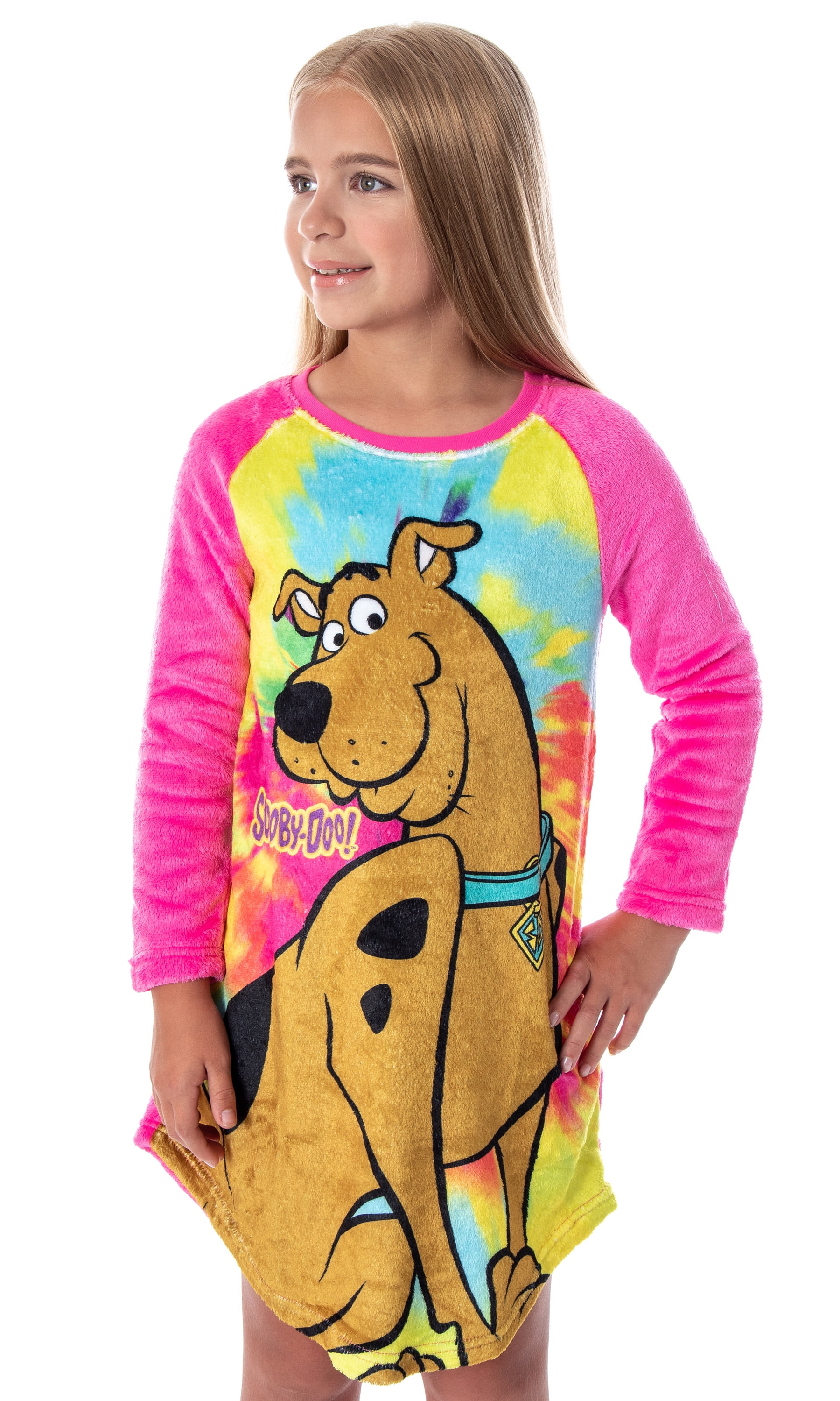 Scooby Doo Girls Tie-Dye Nightgown Pajamas - Walmart.com