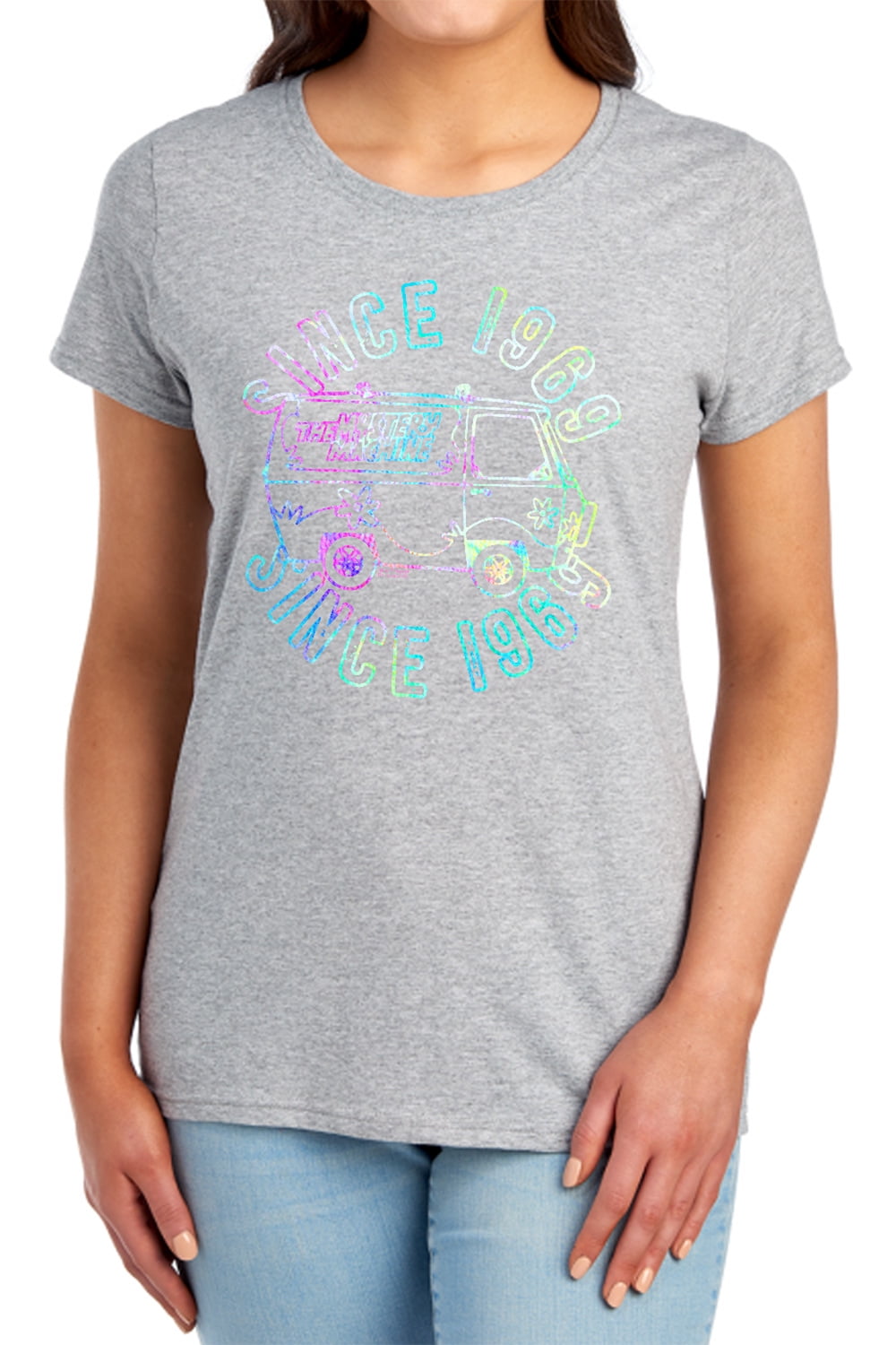 Scooby Doo Groovin 69 Women's T Shirt, Athletic Heather, X-Large ...
