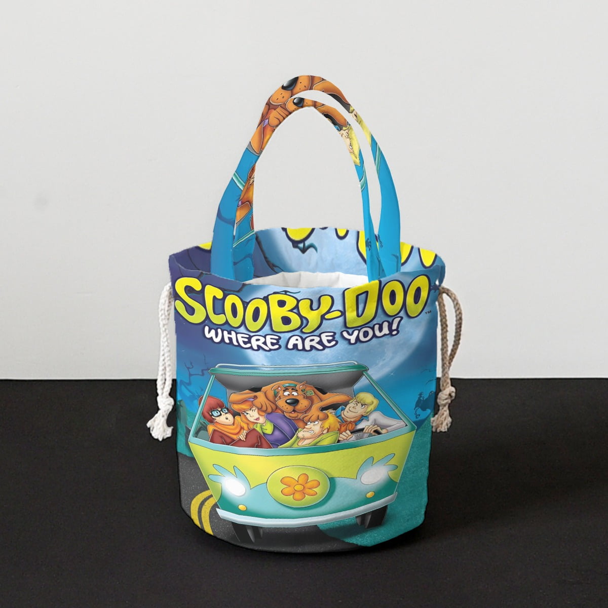 Scooby Doo Hand Drawstring Bag-Rice Grain Suede - Walmart.com
