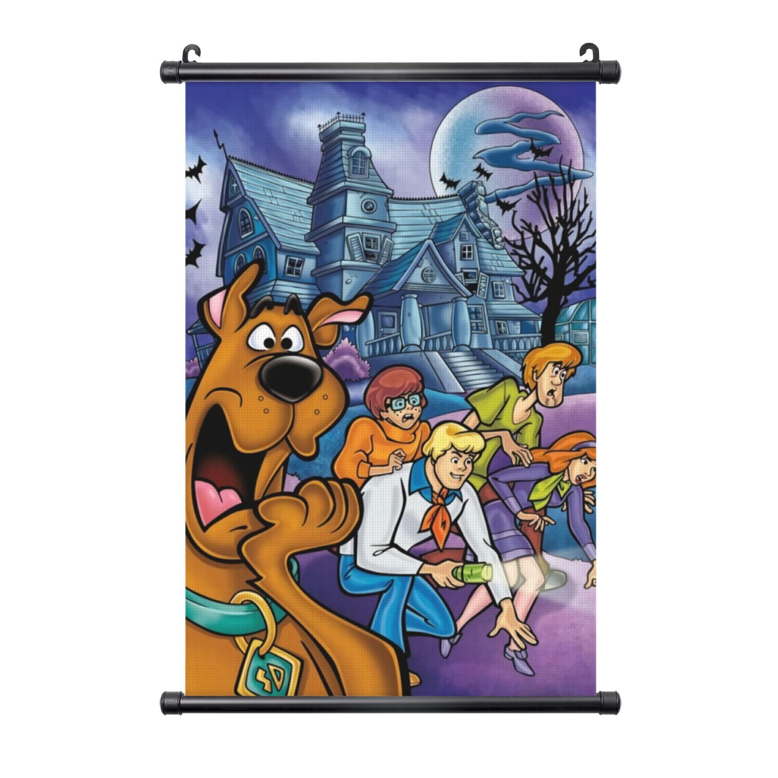 Scooby Doo Hanging Poster, Black Plastic Shaft Wall Hanging Posters ...