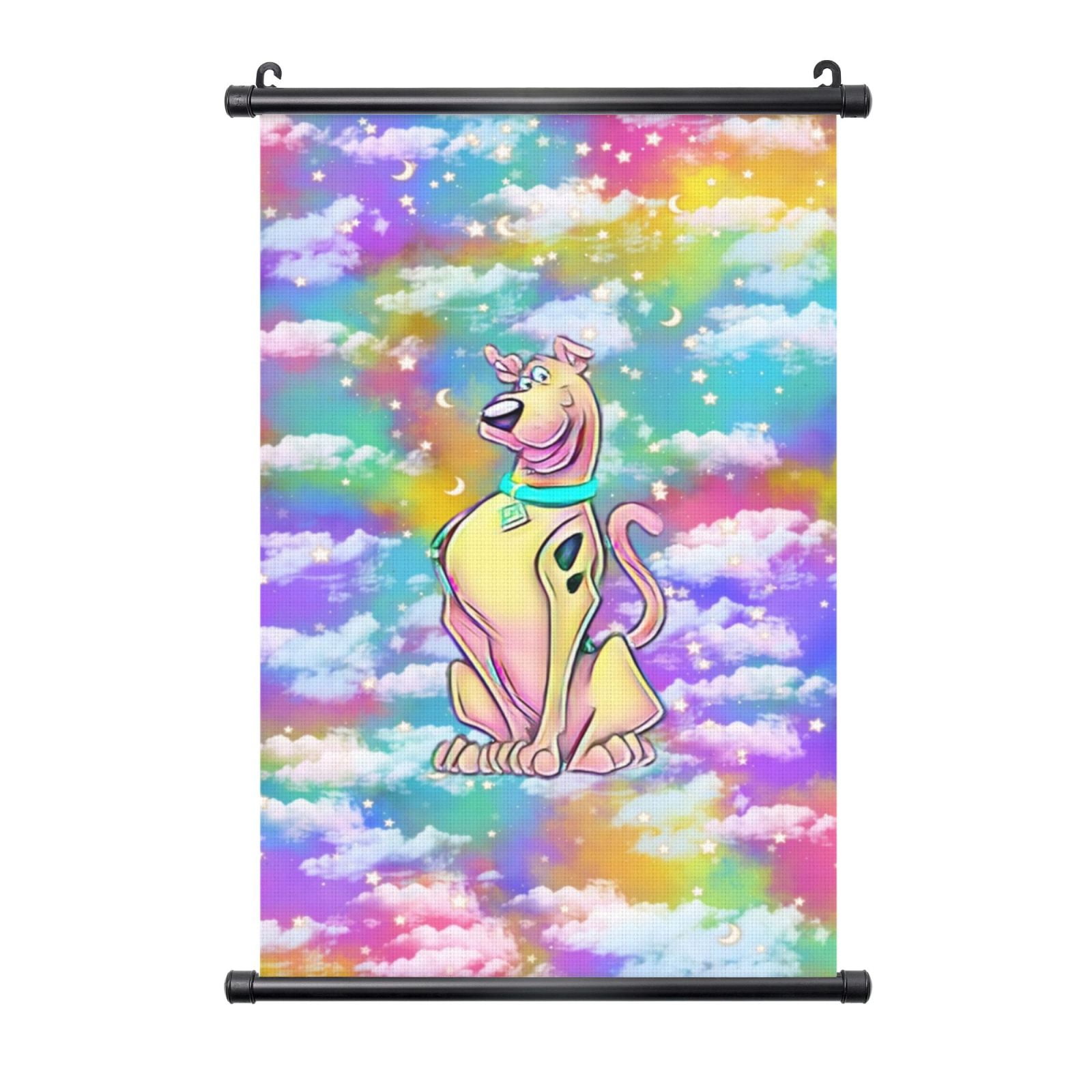Scooby Doo Hanging Poster, Black Plastic Shaft Wall Hanging Posters ...