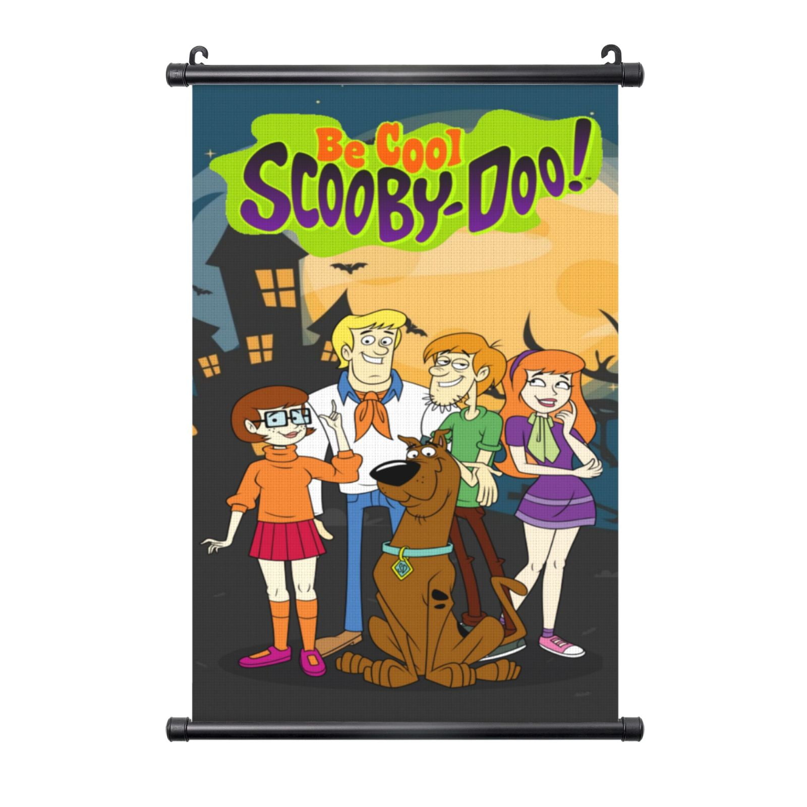 Scooby Doo Hanging Poster, Black Plastic Shaft Wall Hanging Posters ...