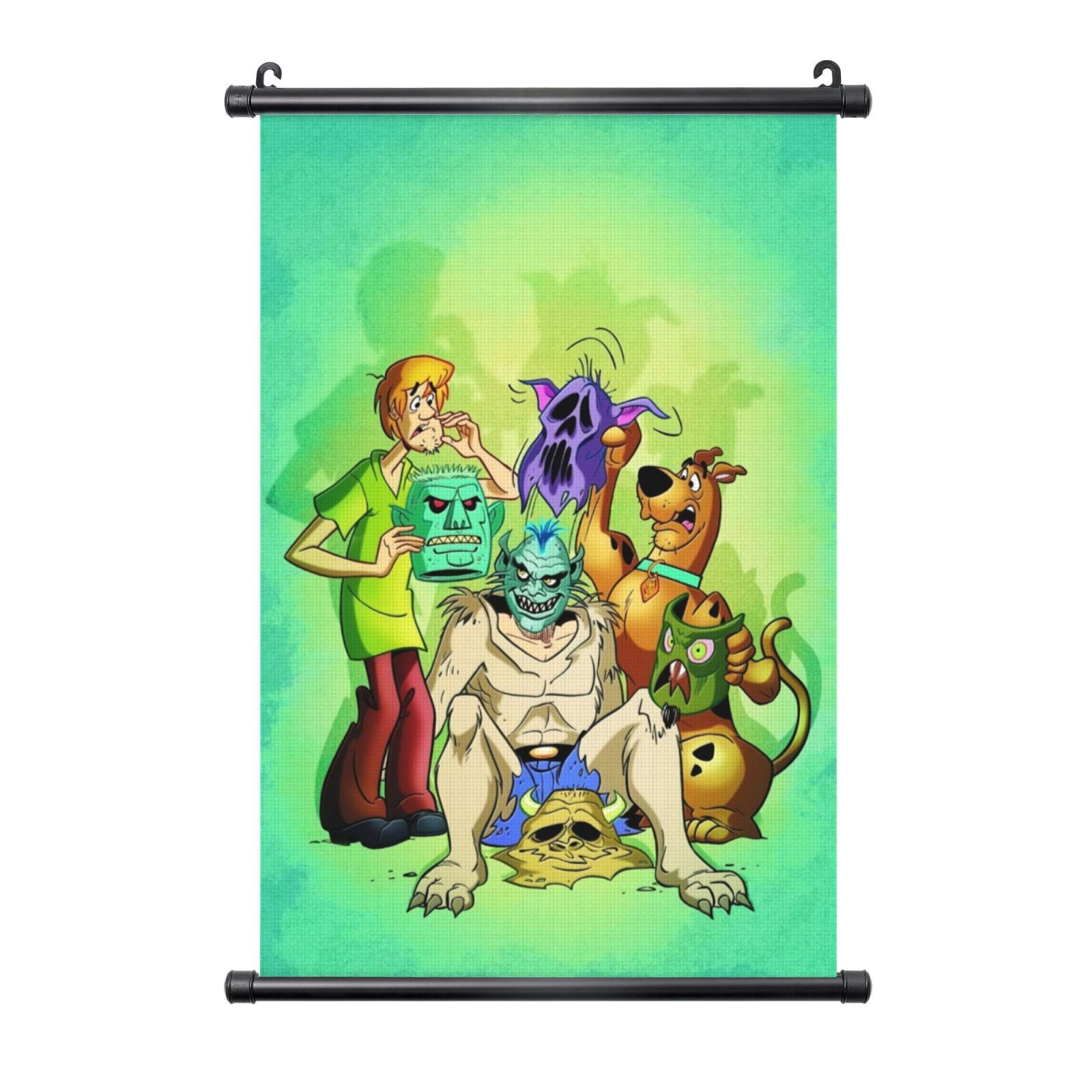 Scooby Doo Hanging Poster, Black Plastic Shaft Wall Hanging Posters ...
