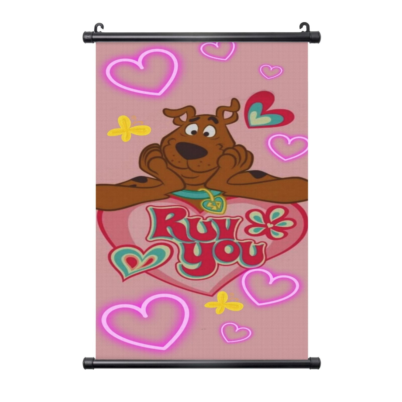 Scooby Doo Hanging Poster, Black Plastic Shaft Wall Hanging Posters ...