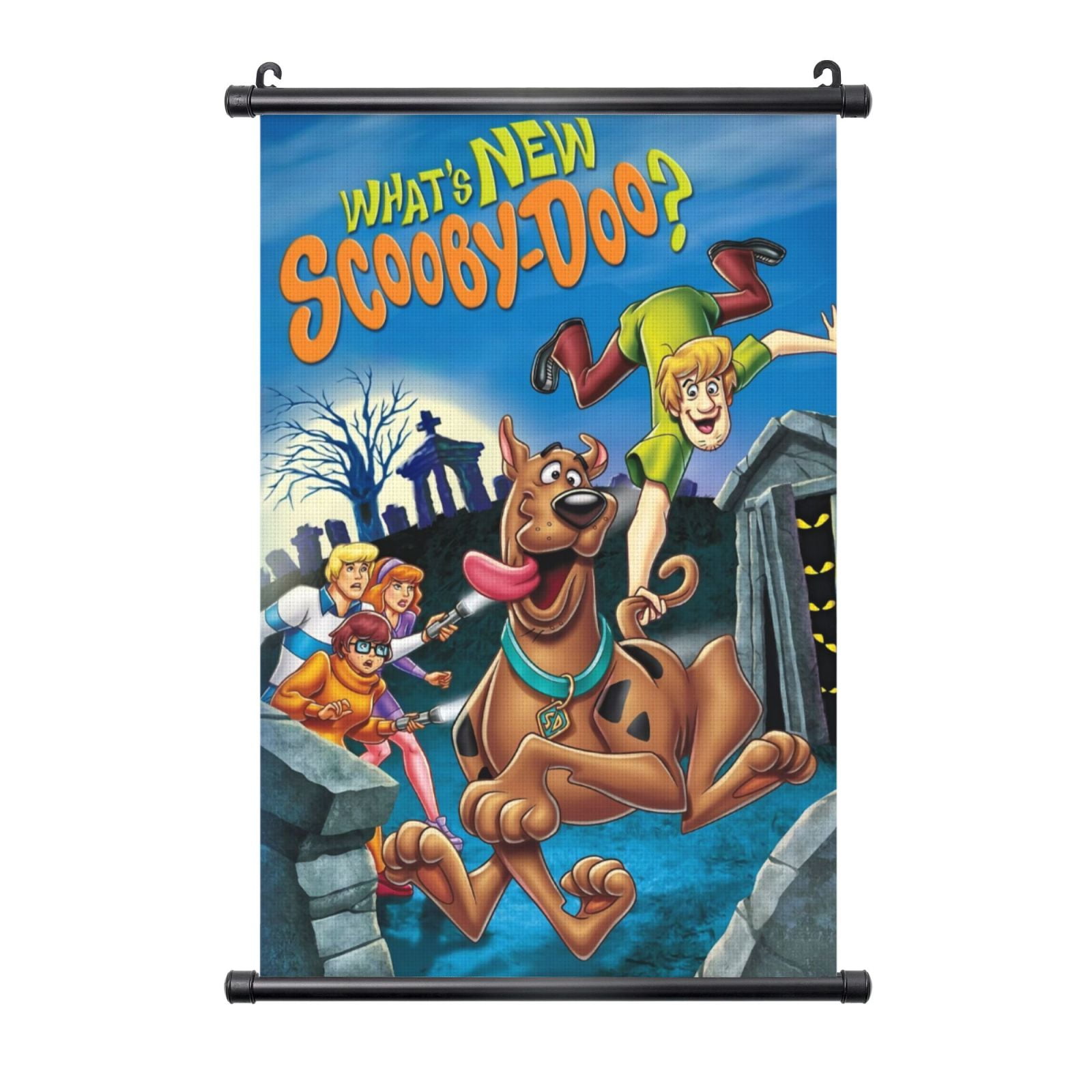 Scooby Doo Hanging Poster, Black Plastic Shaft Wall Hanging Posters ...