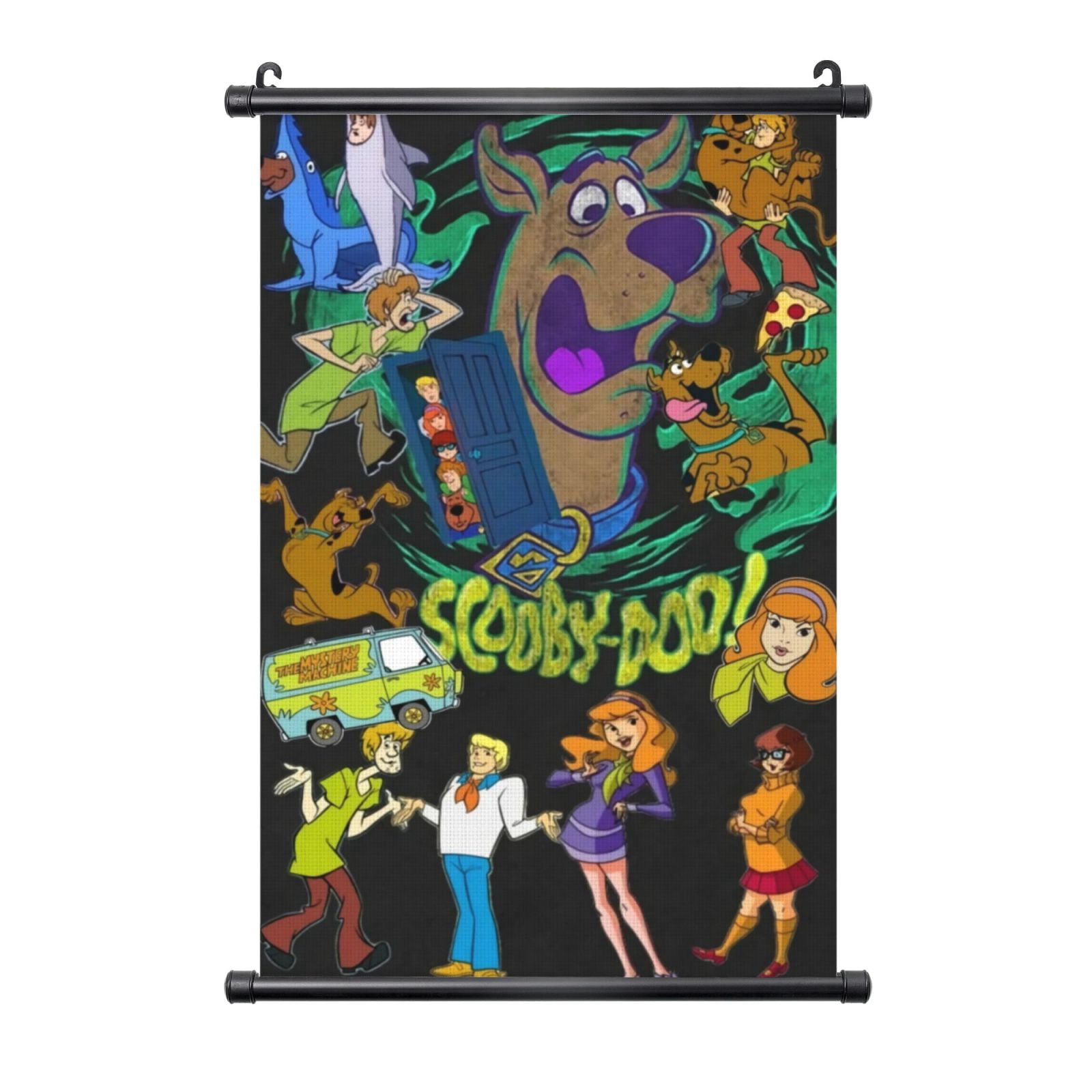 Scooby Doo Hanging Poster, Black Plastic Shaft Wall Hanging Posters ...