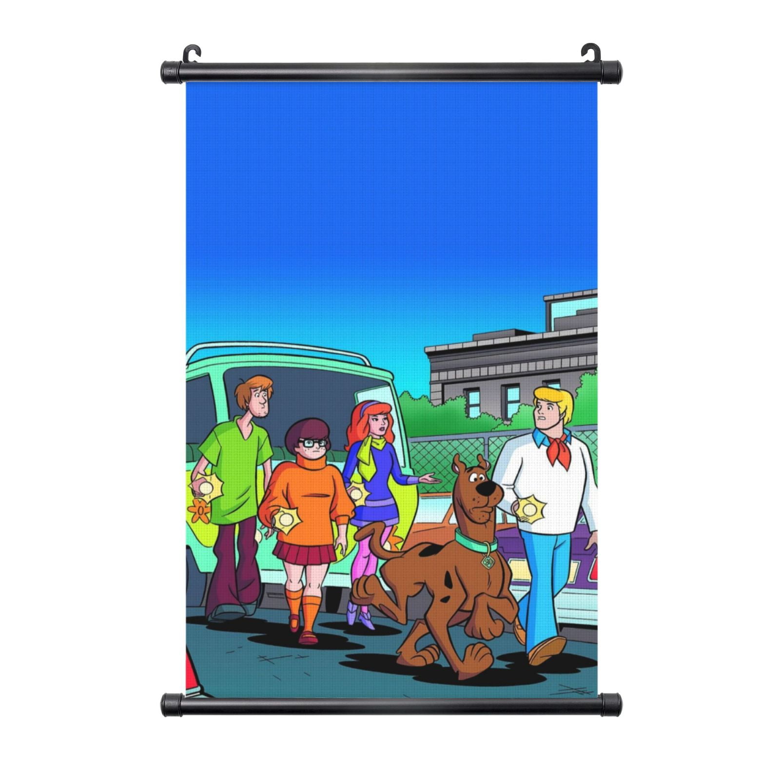 Scooby Doo Hanging Poster, Black Plastic Shaft Wall Hanging Posters ...