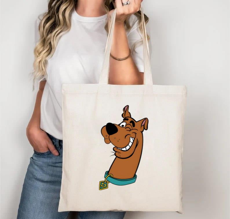 Scooby Doo Hanna Barbera Cartoon Mystery Machine Gang Ruh Roh, Tote Bag ...