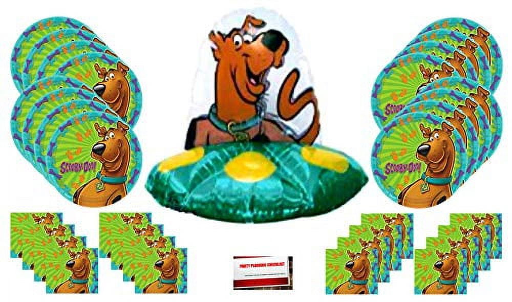 Scooby Doo Happy Birthday Party Supplies Bundle Pack for 16 (Large ...