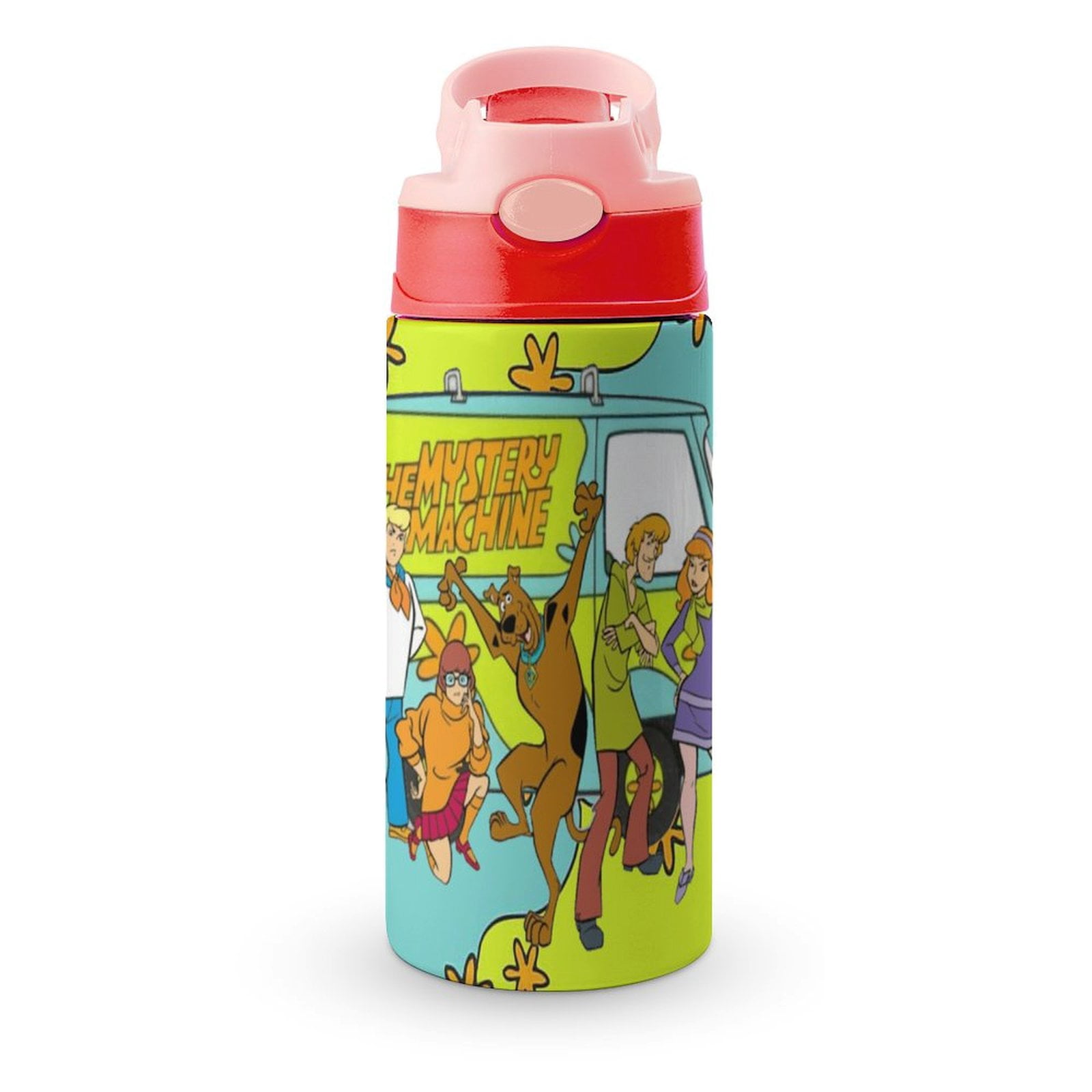 Scooby Doo Insulated Stainless Steel Water Bottle with Straw Vacuum ...