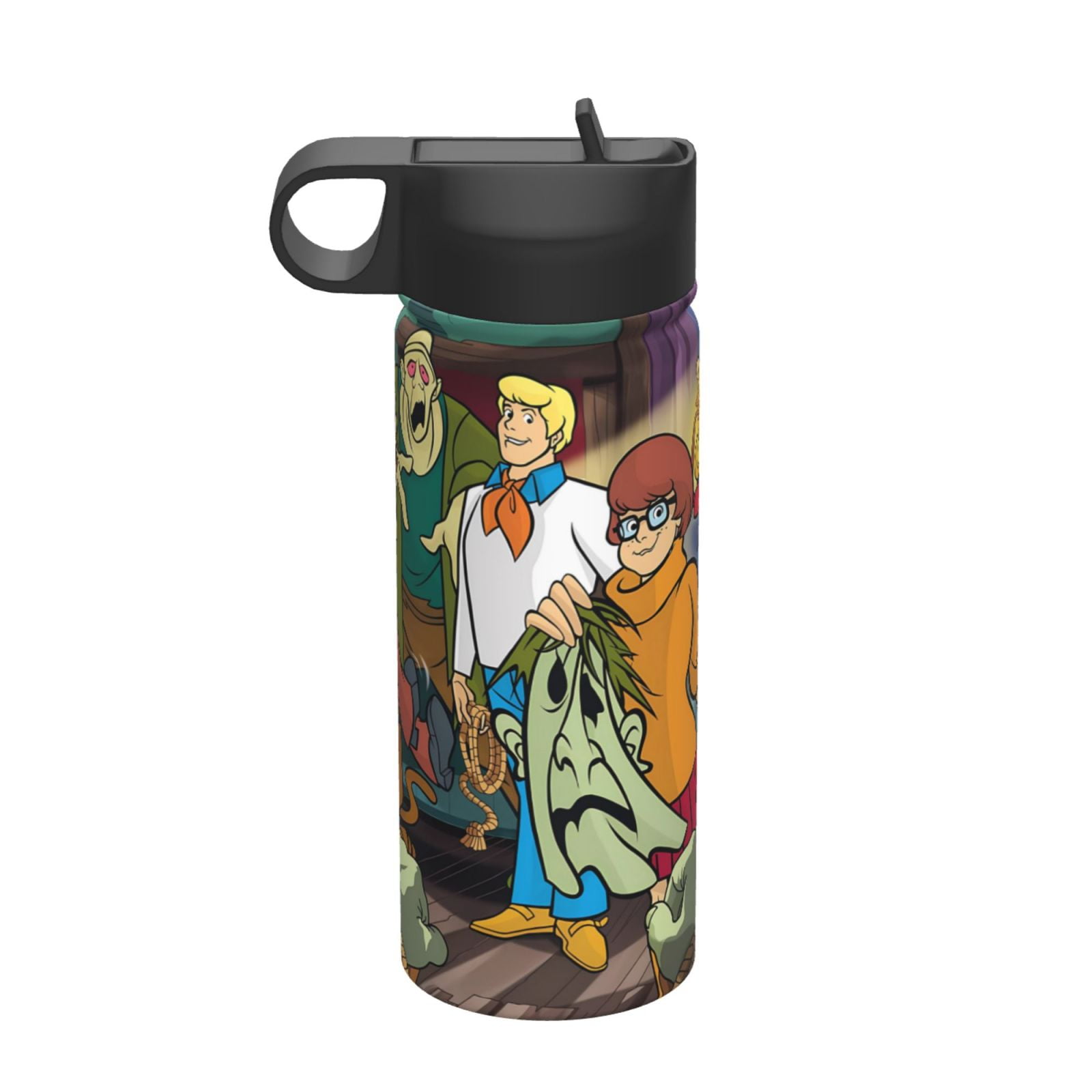 Scooby-Doo Insulated Stainless Steel Wide Mouth Water Bottle With Flex ...