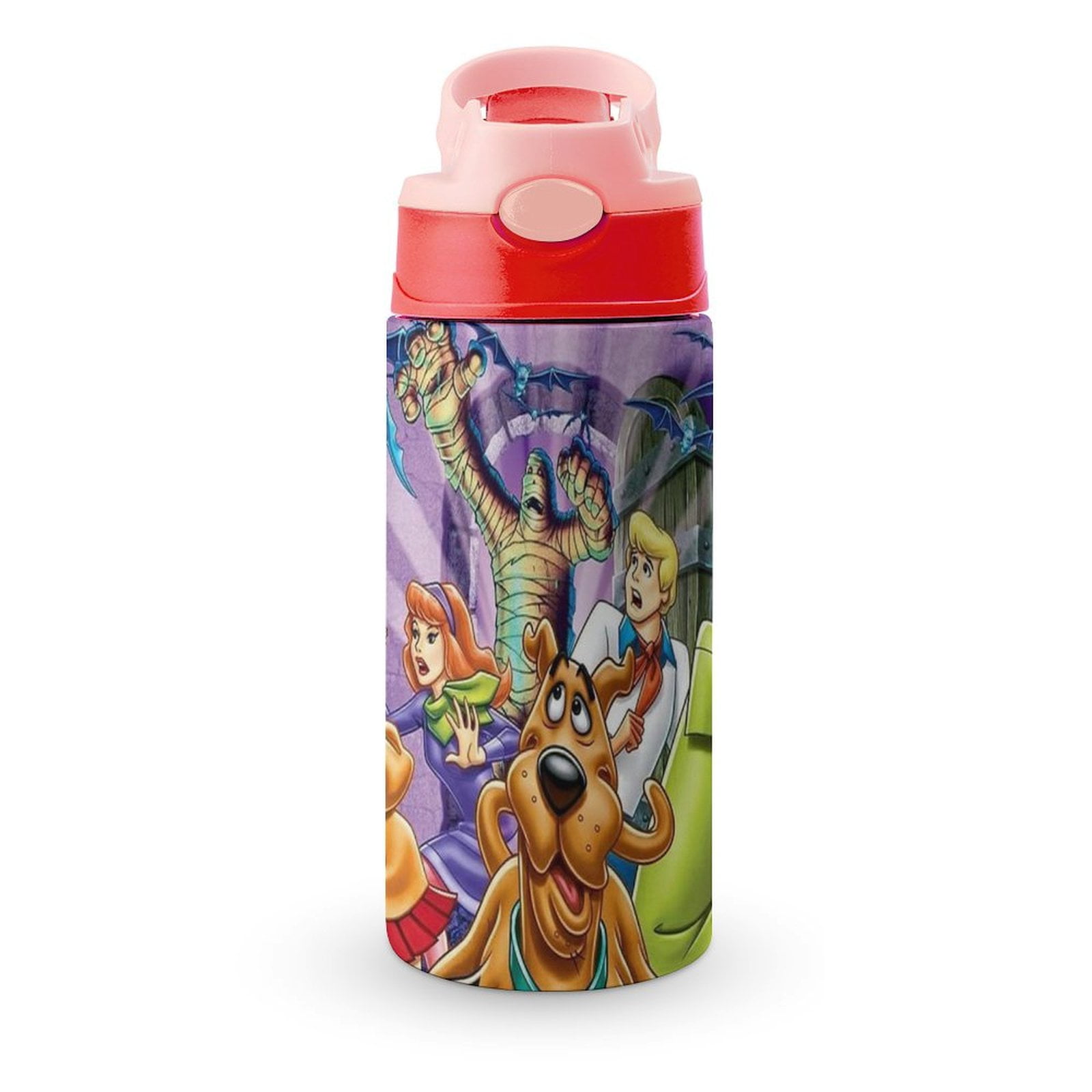 Scooby Doo Kid's Insulated Water Bottle With Straw Vacuum Stainless ...